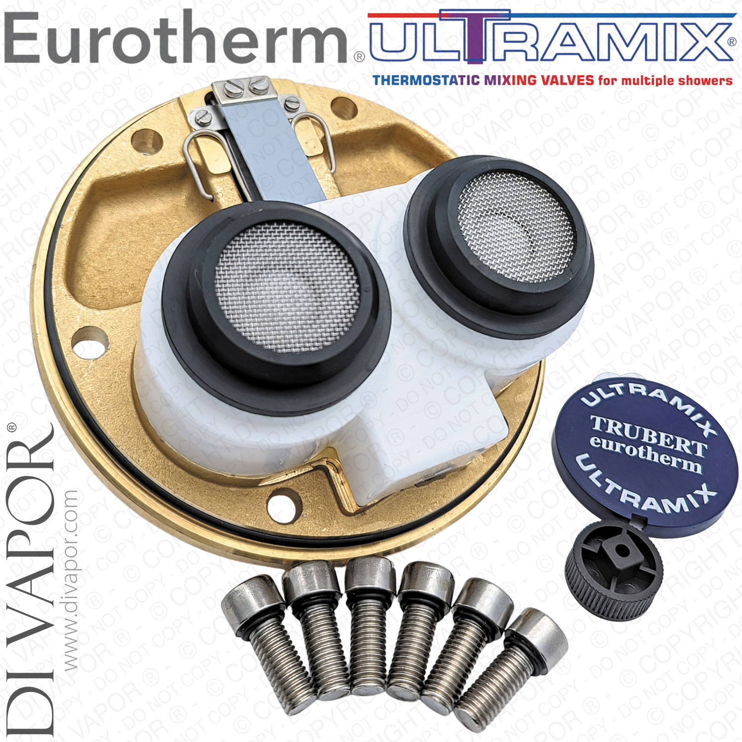 Ultramix Trubert Eurotherm TX537 Thermostatic Cartridge (TX95E37, TX95C37)