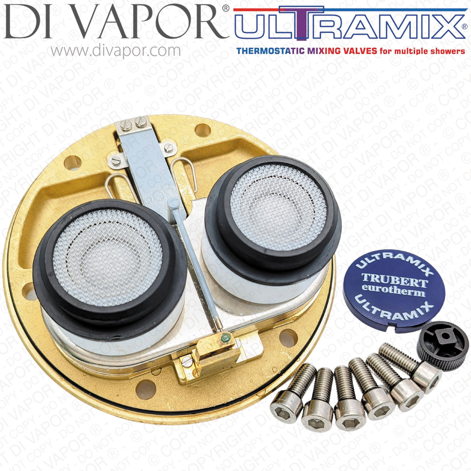 Ultramix Trubert Eurotherm TX637 Thermostatic Cartridge (TX96E37, TX96C37)