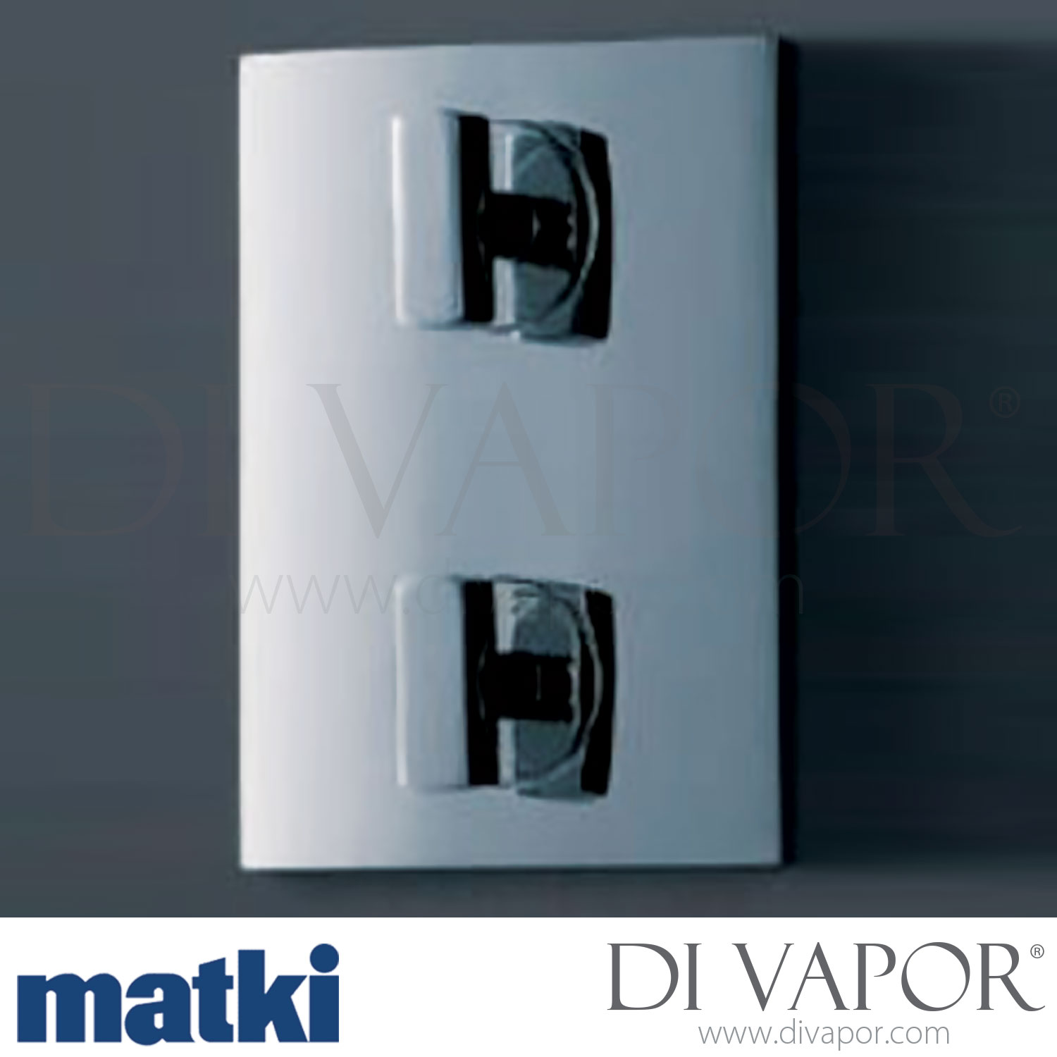 Matki EXF105/I Elixir Shower Mixer with Matki-Air Eco Fixed Shower Head ...