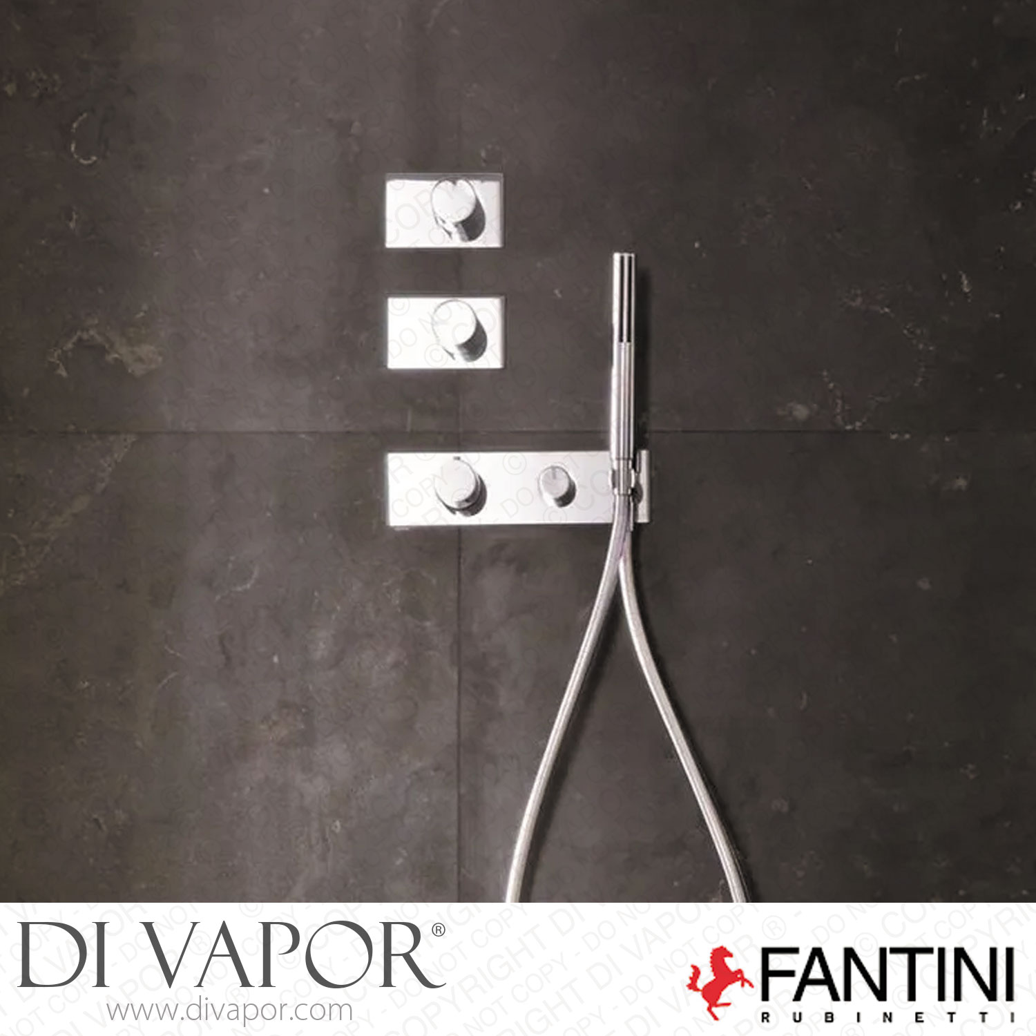 Fantini Acqua Zone Shower Tap with Hand Shower Spare Parts