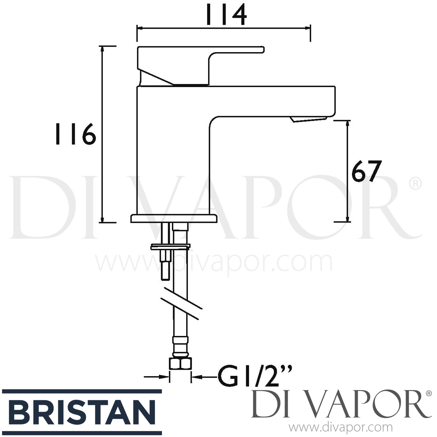 Bristan FRZ BAS C Frenzy Basin Mixer Tap - 16/01/2018 - Spare Parts