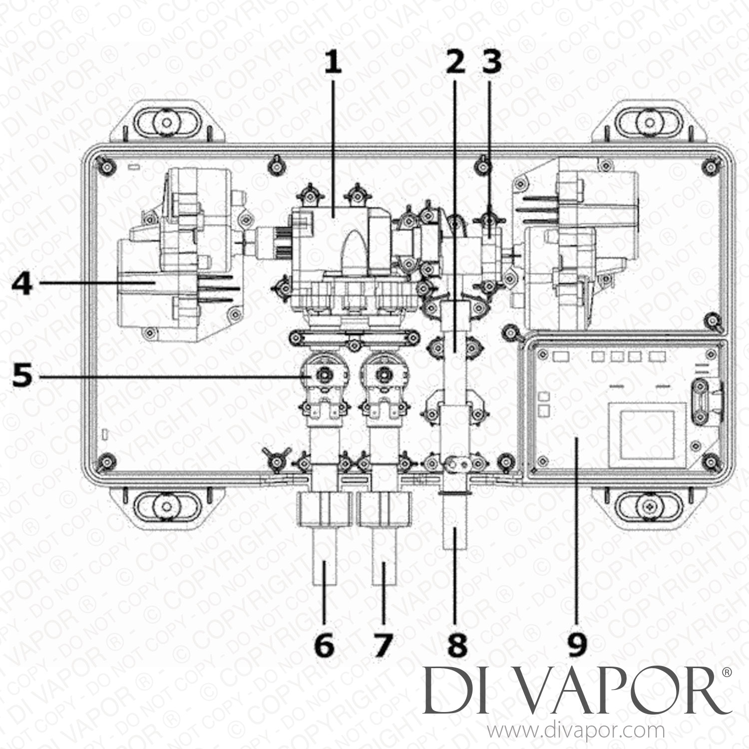 Galaxy Aqua-Digitemp Non-Pumped Version 2010 - Current Spare Parts