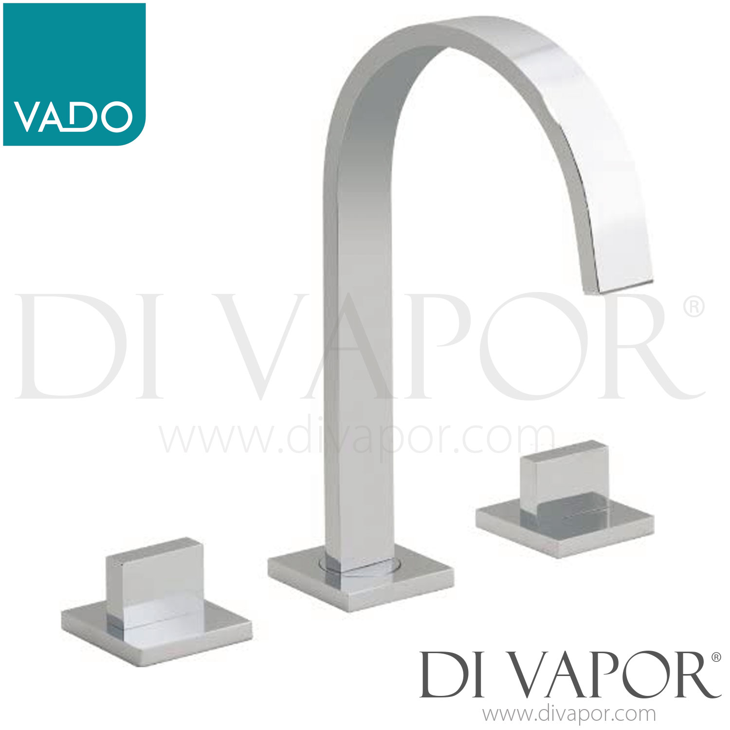 VADO GEO-139-C/P GEO 3 Hole Bath Filler Deck Mounted Spare Parts