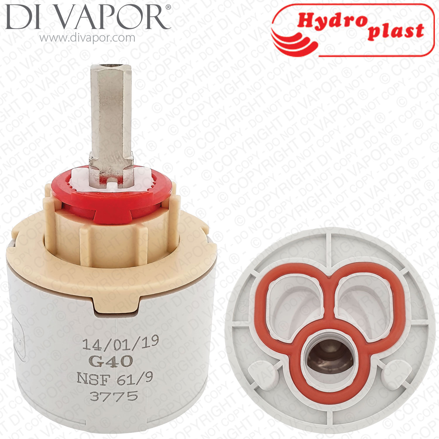 Hydroplast Cartridge G.40 Q. 10x10.5 C/RT (G.40)