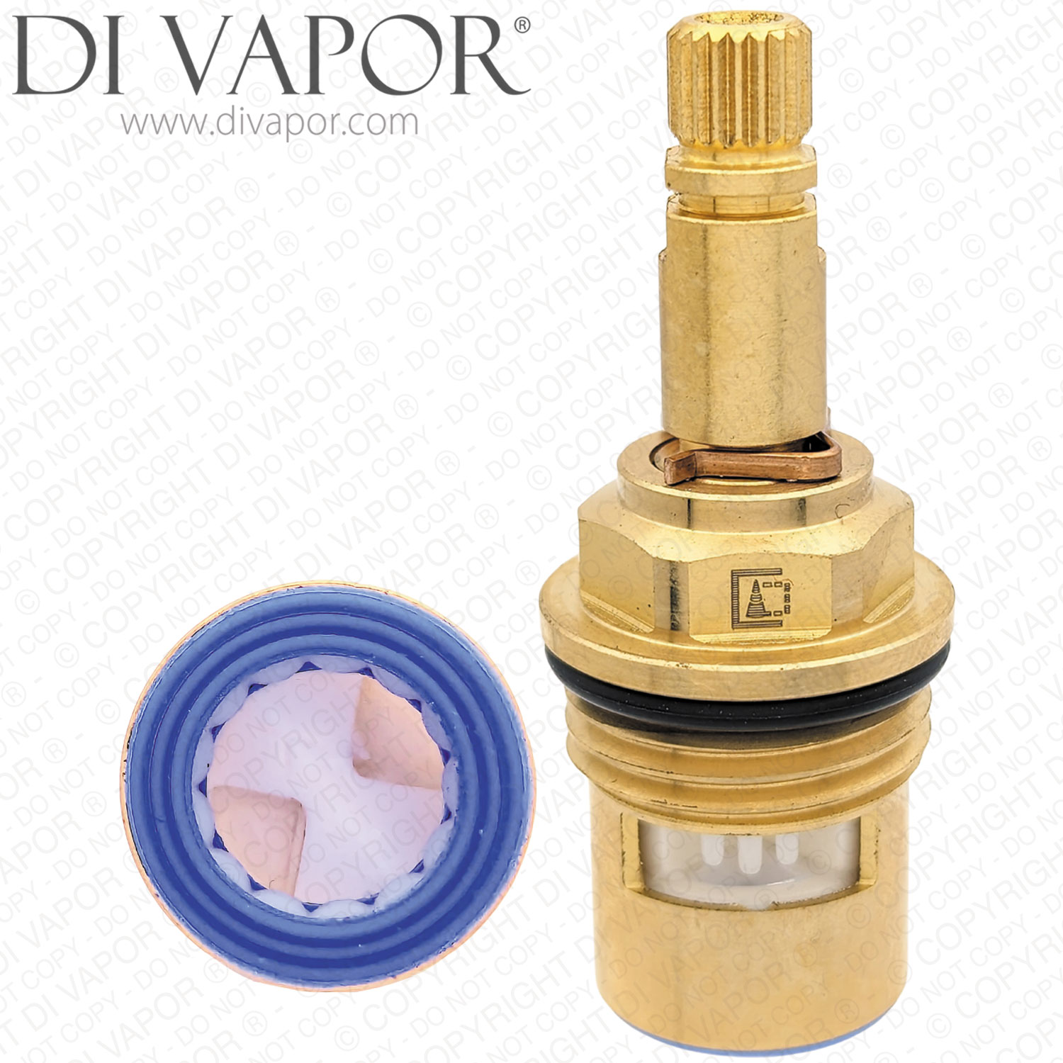 Liquida HT41CP 3-in-1 Boiling Hot Water Copper Kitchen Tap Hot Cartridge