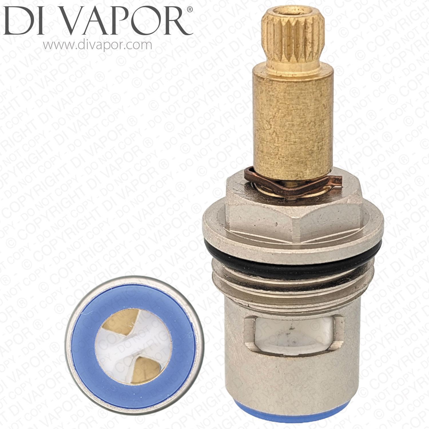 Hassem WRAS 51mm 1/2 Inch Cold Cartridge - 20 Spline