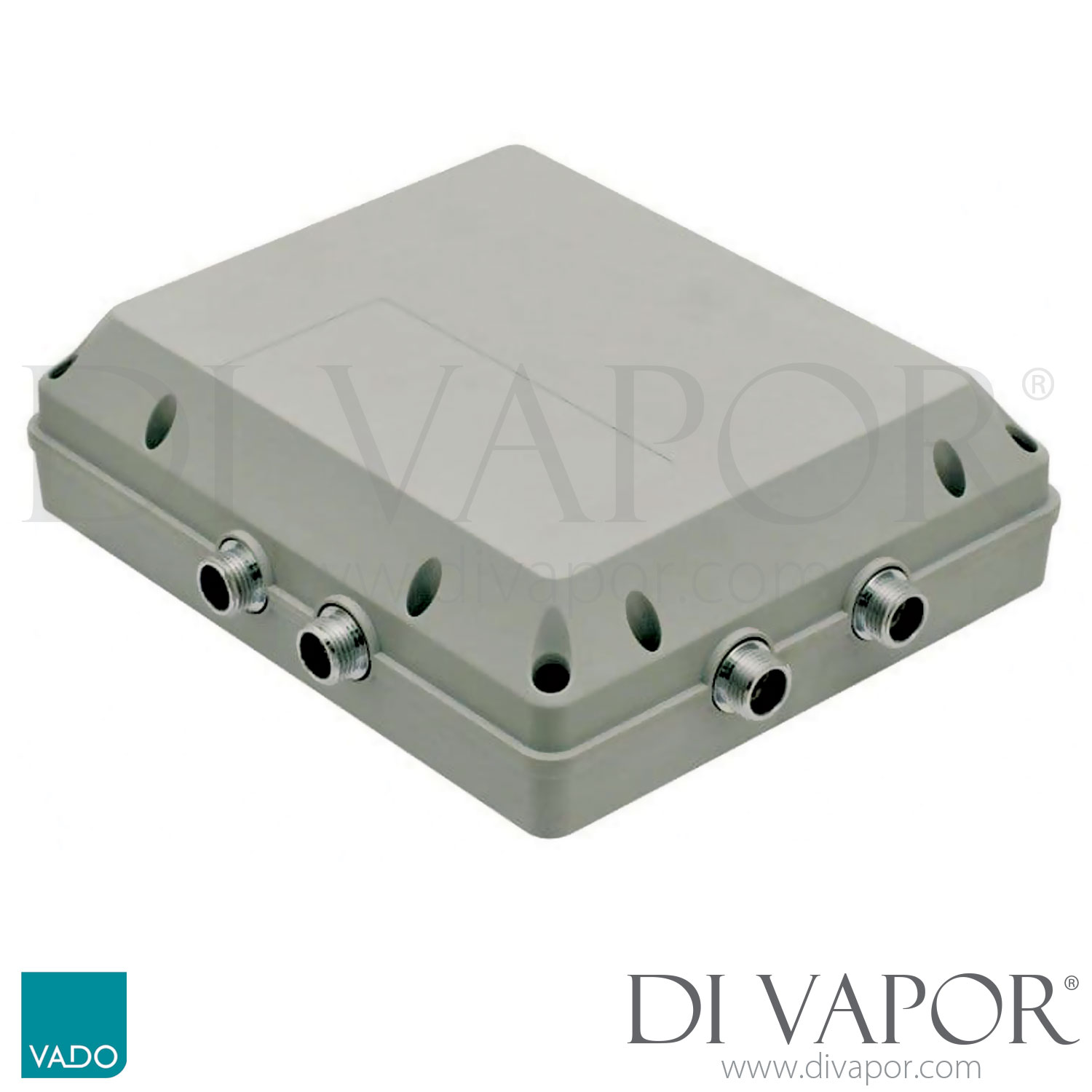 VADO IDE-145-C/P Identity Thermostatic Shower Valve with Digital ...