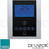 VADO IDE-147C-C/P Identity Thermostatic 2 Outlet Shower Valve and ...