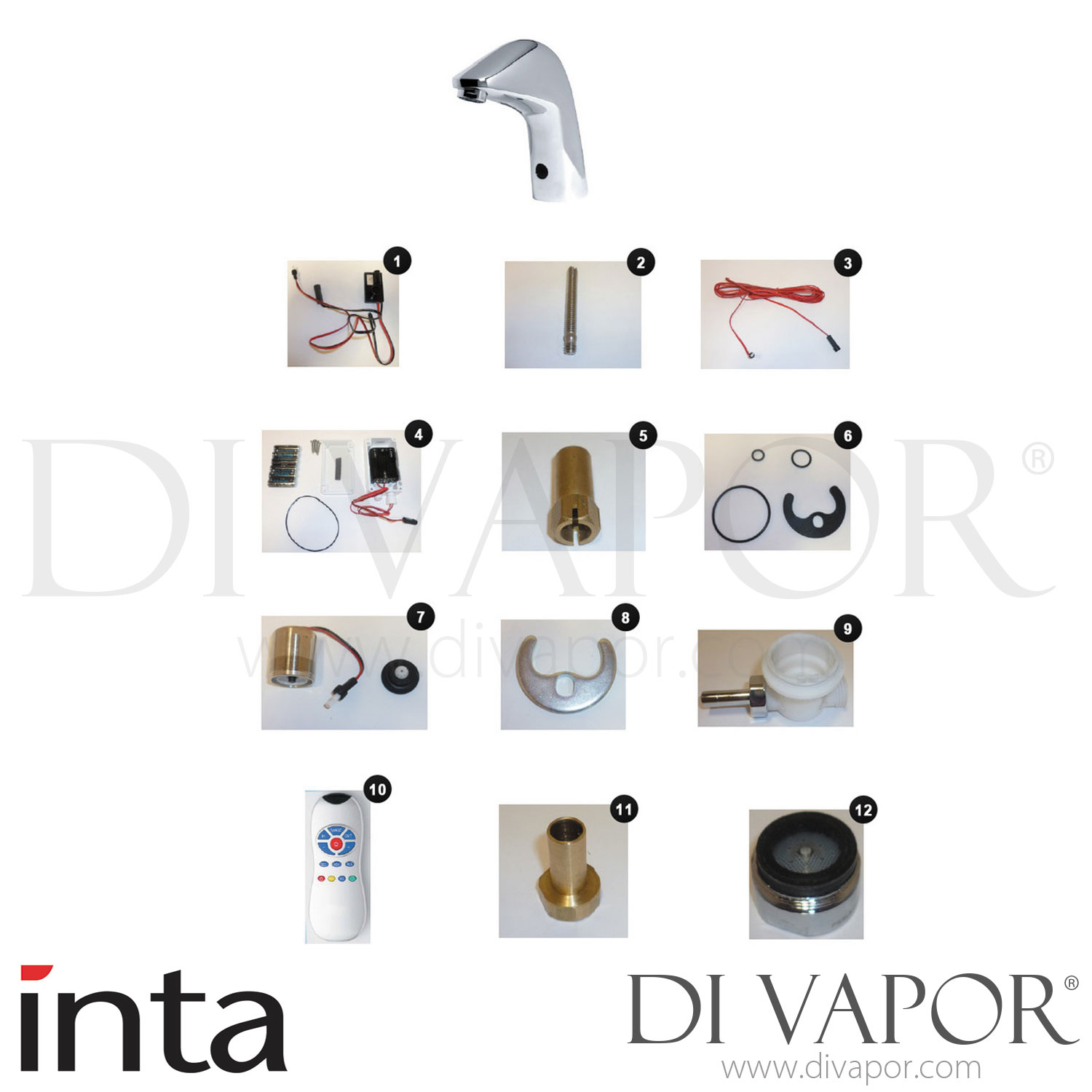 Inta IR120CP Infrared Compact Basin Mounted Tap