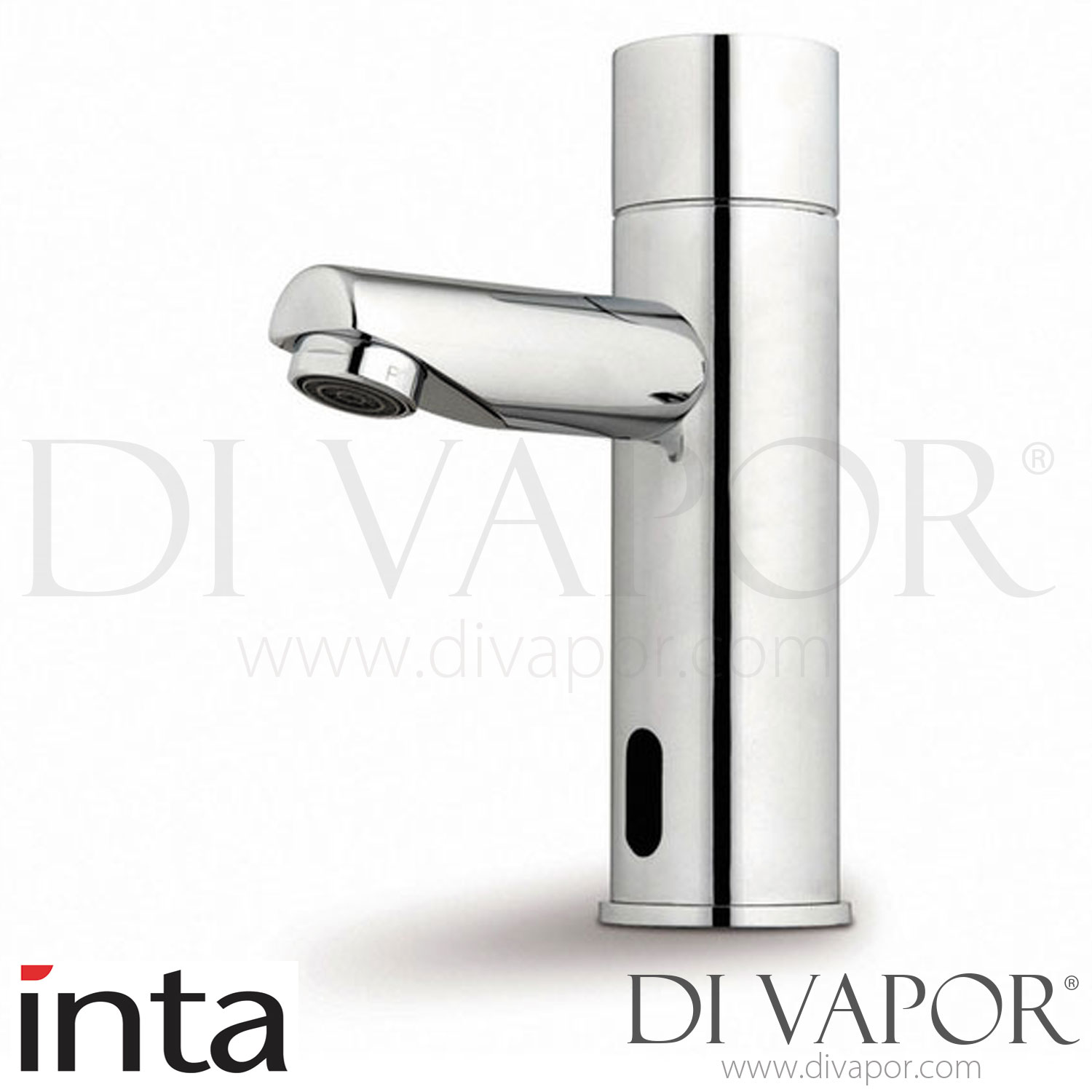 Inta IR411CT Infared Modern Basin Mounted Tap With Copper Tail (Battery ...