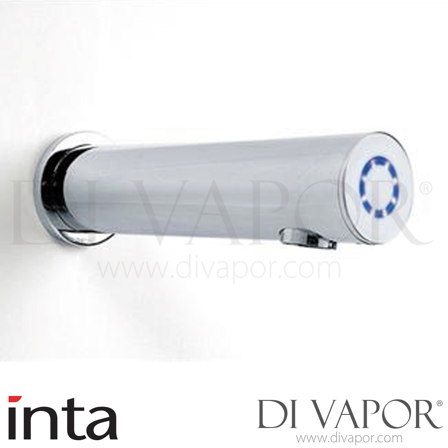 Inta IR910CP LED Perfect Time Wall Mounted Tubular Tap - White - Spare ...