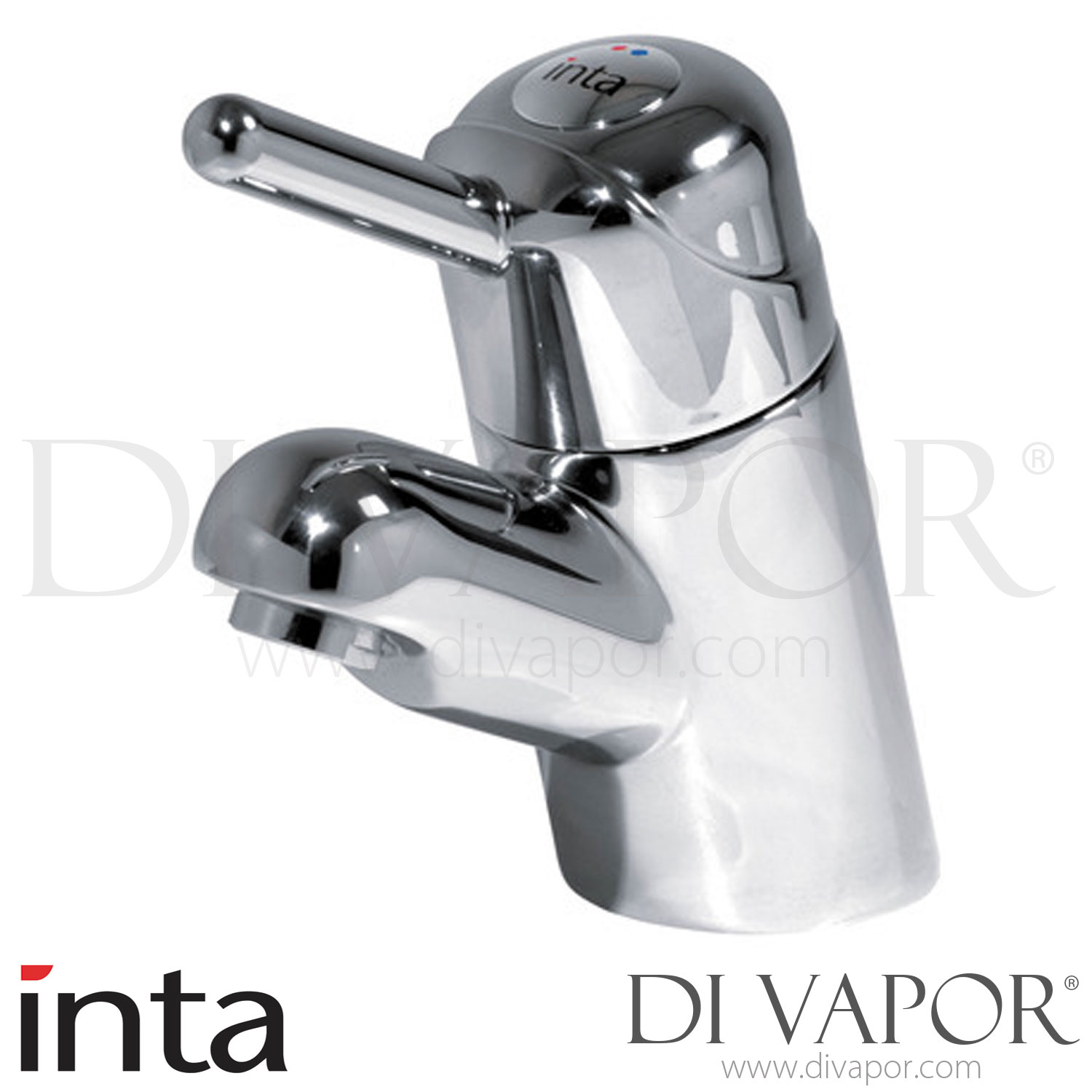 Inta IT1001CT Intatherm II Thermostatic Basin Mixer Tap with Copper ...