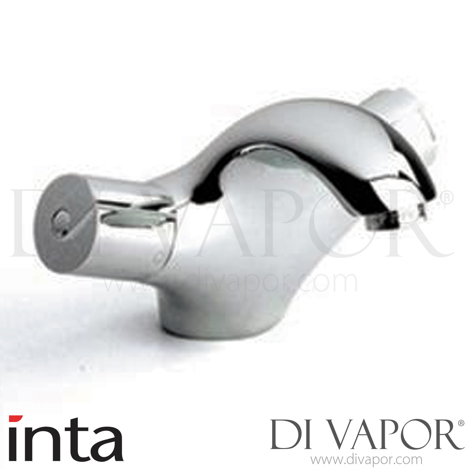 Inta Deluge Thermostatic Basin Mixer Tap with Click Clack Waste Spare ...