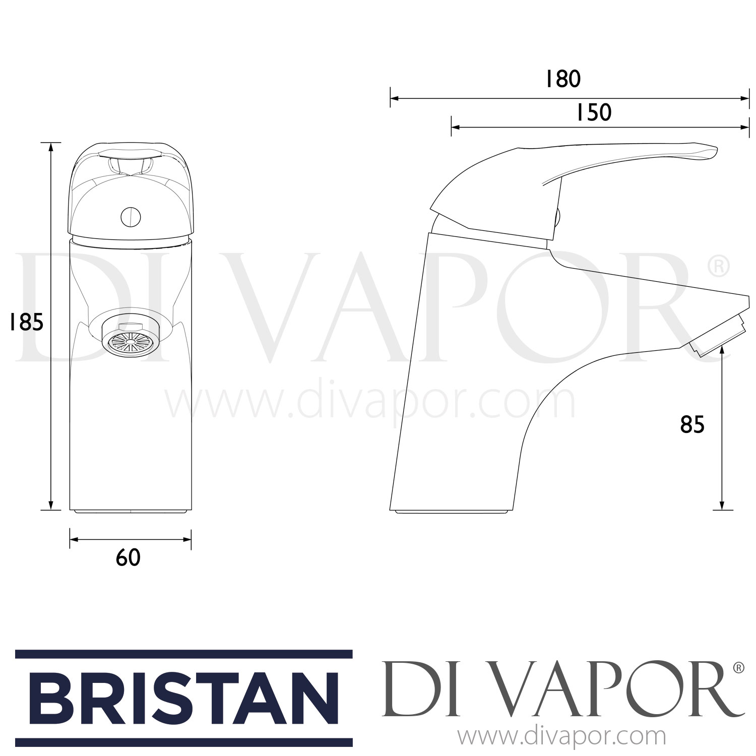Bristan J 1HBF C Java 1 Hole Bath Filler Spare Parts
