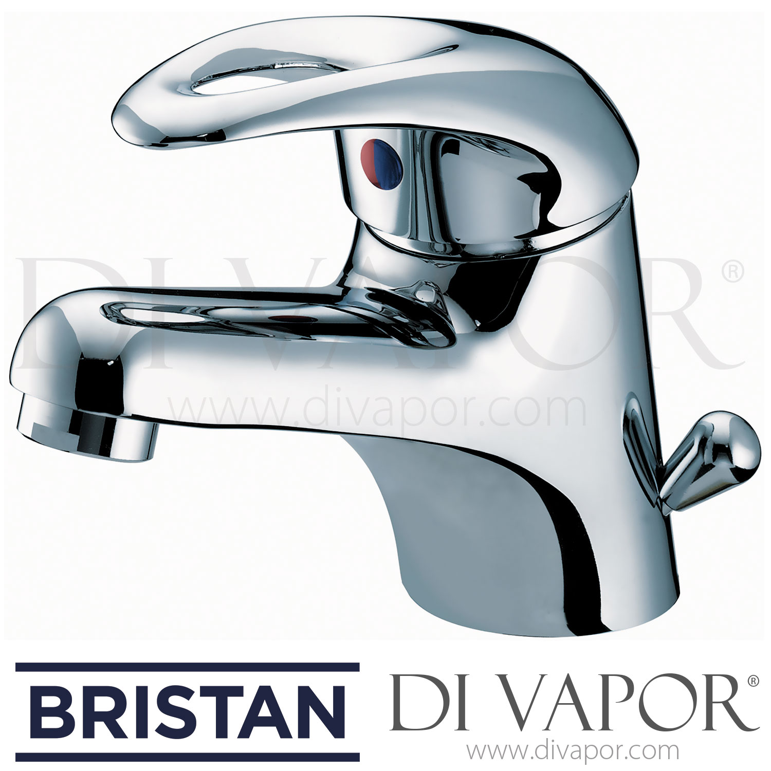 Bristan J BASSW C Java Basin Mixer with Side Action Pop-Up Waste Tap ...