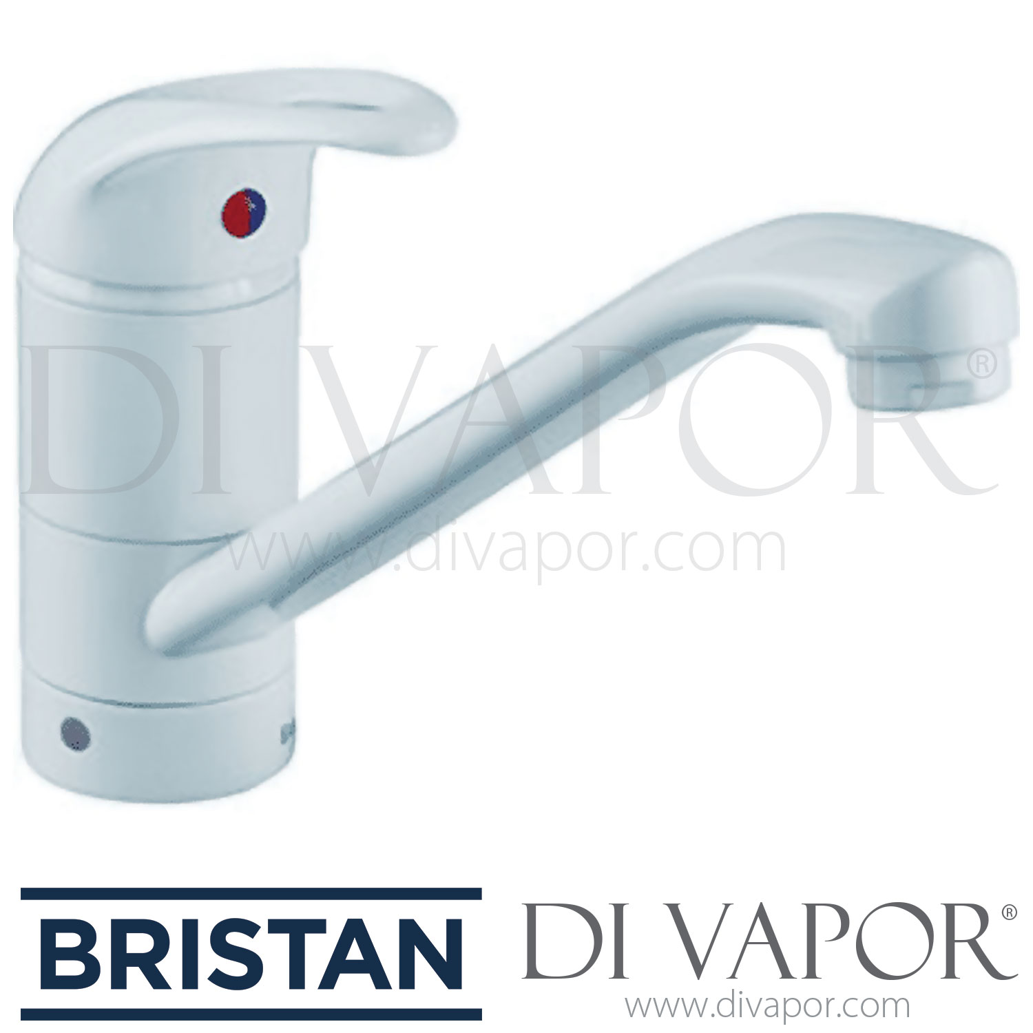 Bristan J SFSNK EF WHT Java Sink Mixer - 03/06/15 - Kitchen Tap Spare Parts