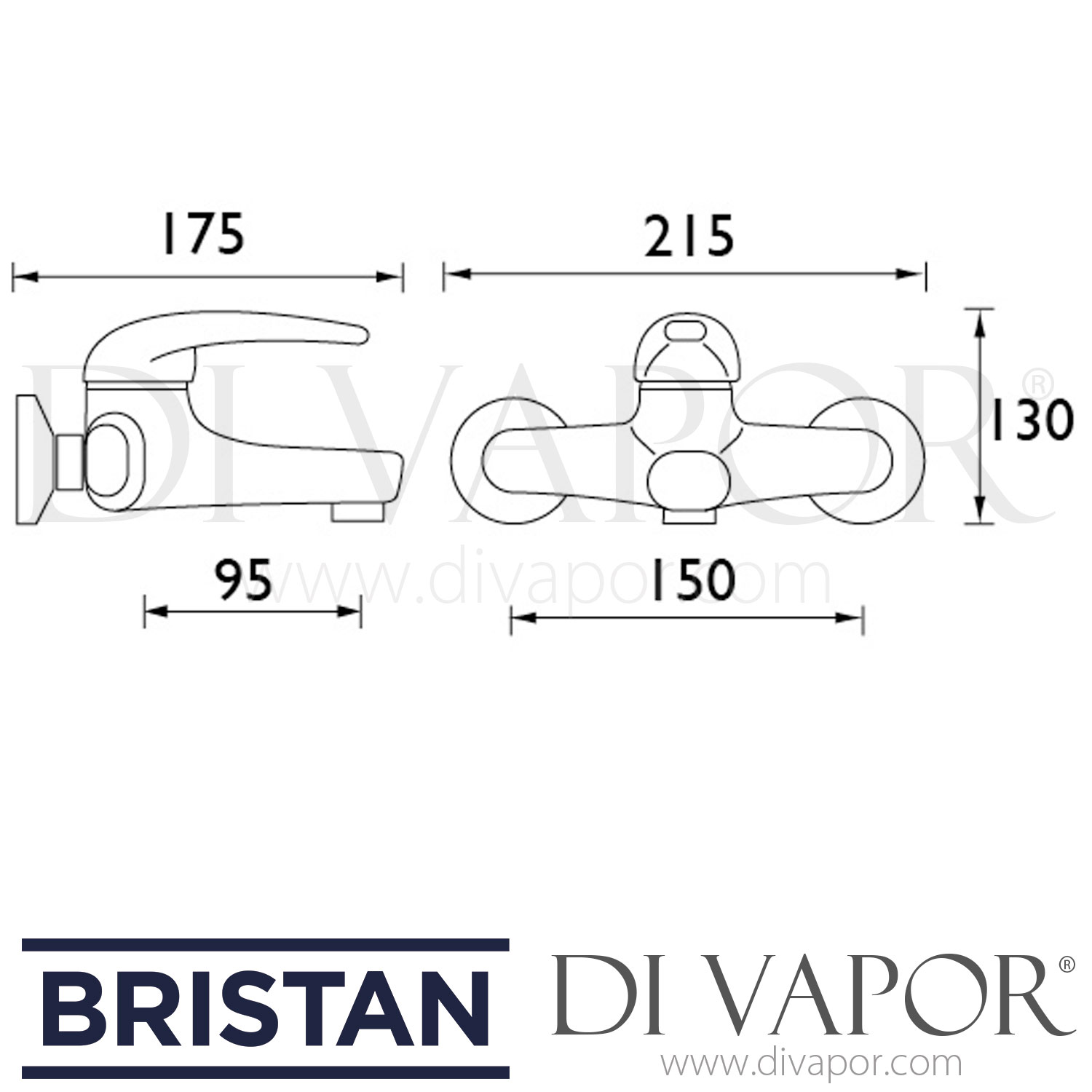 Bristan J WMBF C Java Wall Mounted Bath Filler Spare Parts