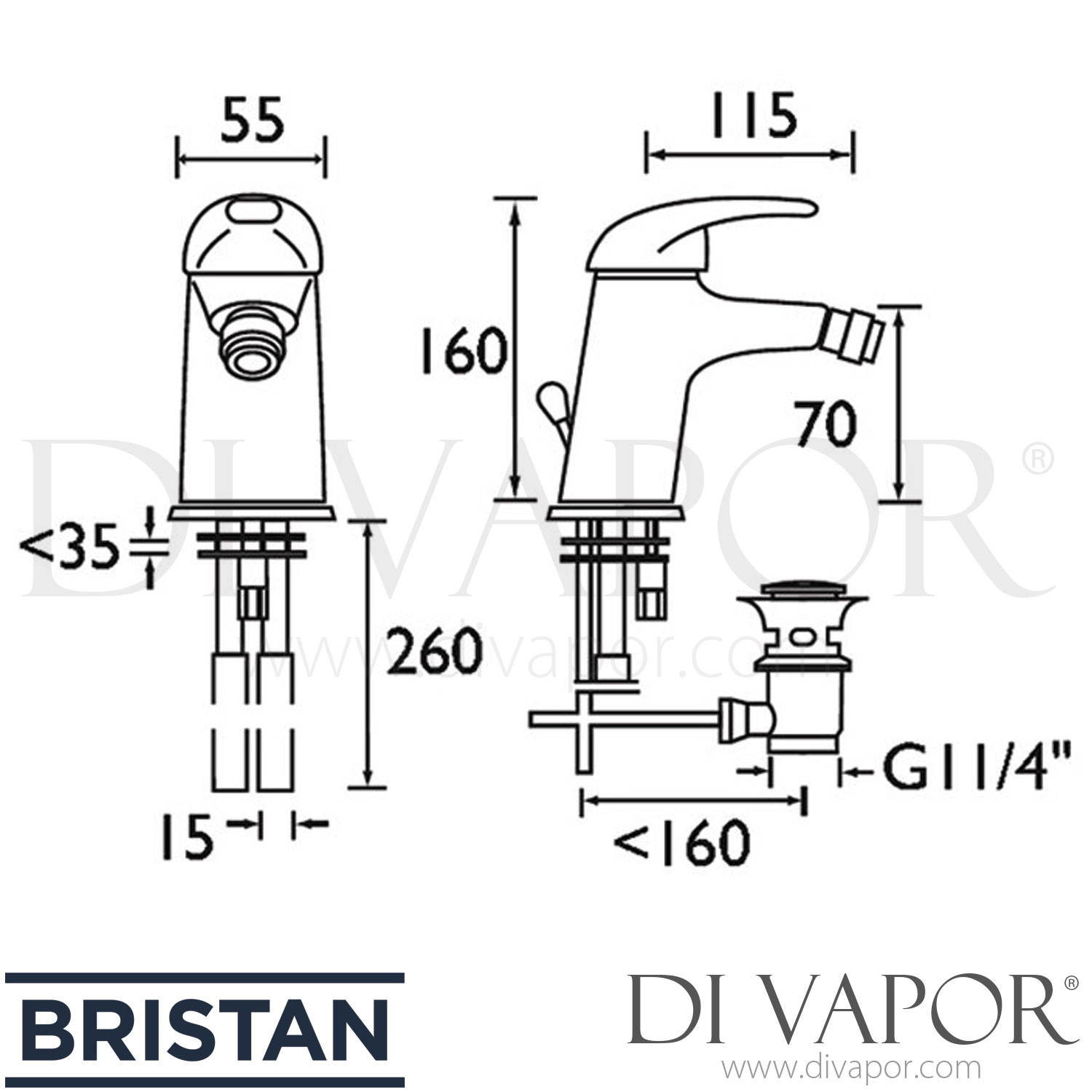 Bristan J BID C Java Bidet Mixer Tap - 26/08/2016 - Spare Parts