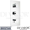 Bristan JS2 SHC3DIV C JS2 Thermostatic Recessed Shower Valve