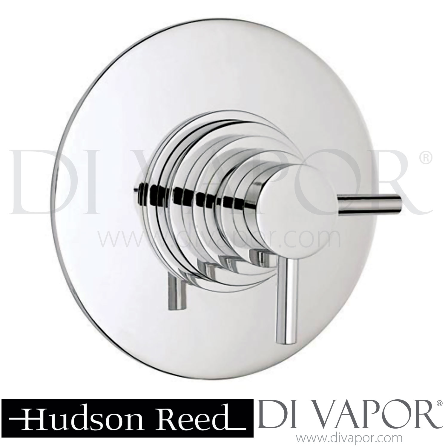 Hudson Reed Dual Concealed Thermostatic Shower Valve - Chrome - JTY025 ...