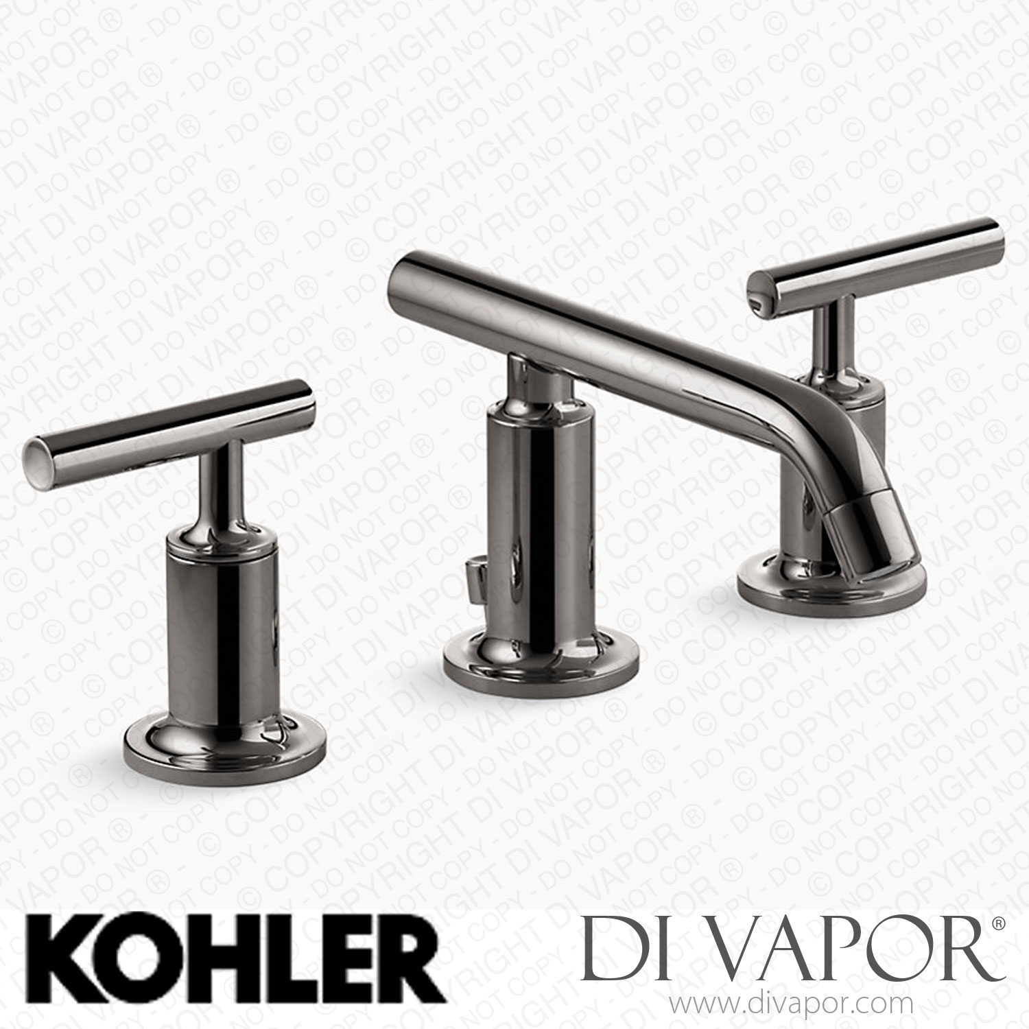 Kohler Widespread Bathroom Sink Tap with Lever Handles, 1.2 GPM (K ...