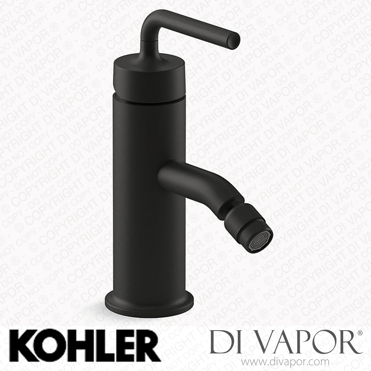 Kohler Horizontal Swivel Spray Aerator Bidet Faucet with Straight Lever ...