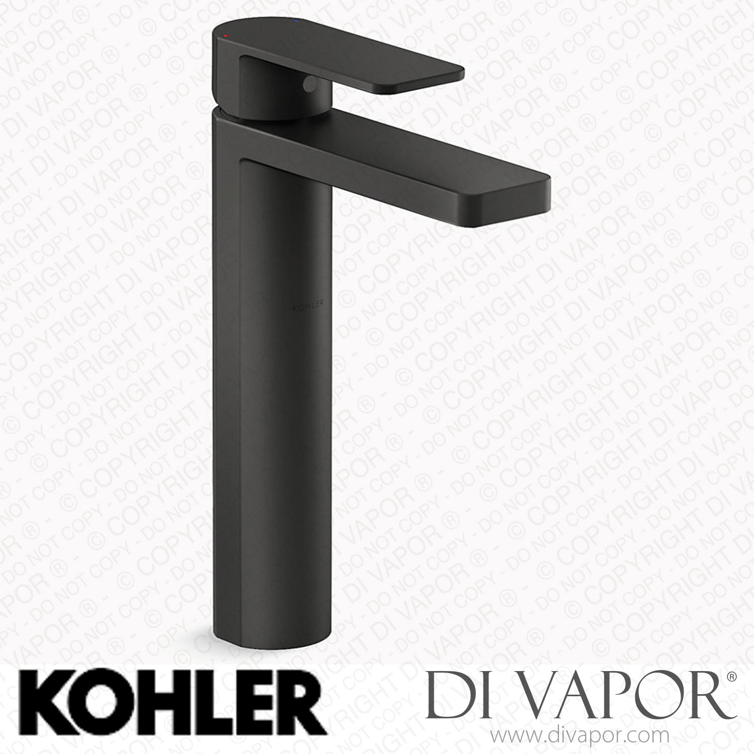 Kohler Tall Single-Handle Bathroom Sink Tap, 1.2 GPM (K-23475-4-BL ...
