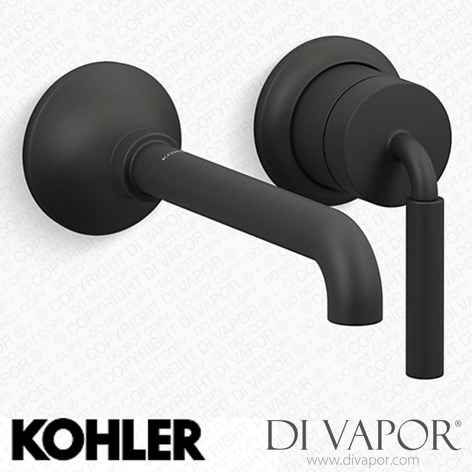 Kohler Wall-Mount Single-Handle Bathroom Sink Tap, 1.2 GPM (K-26438-4 ...