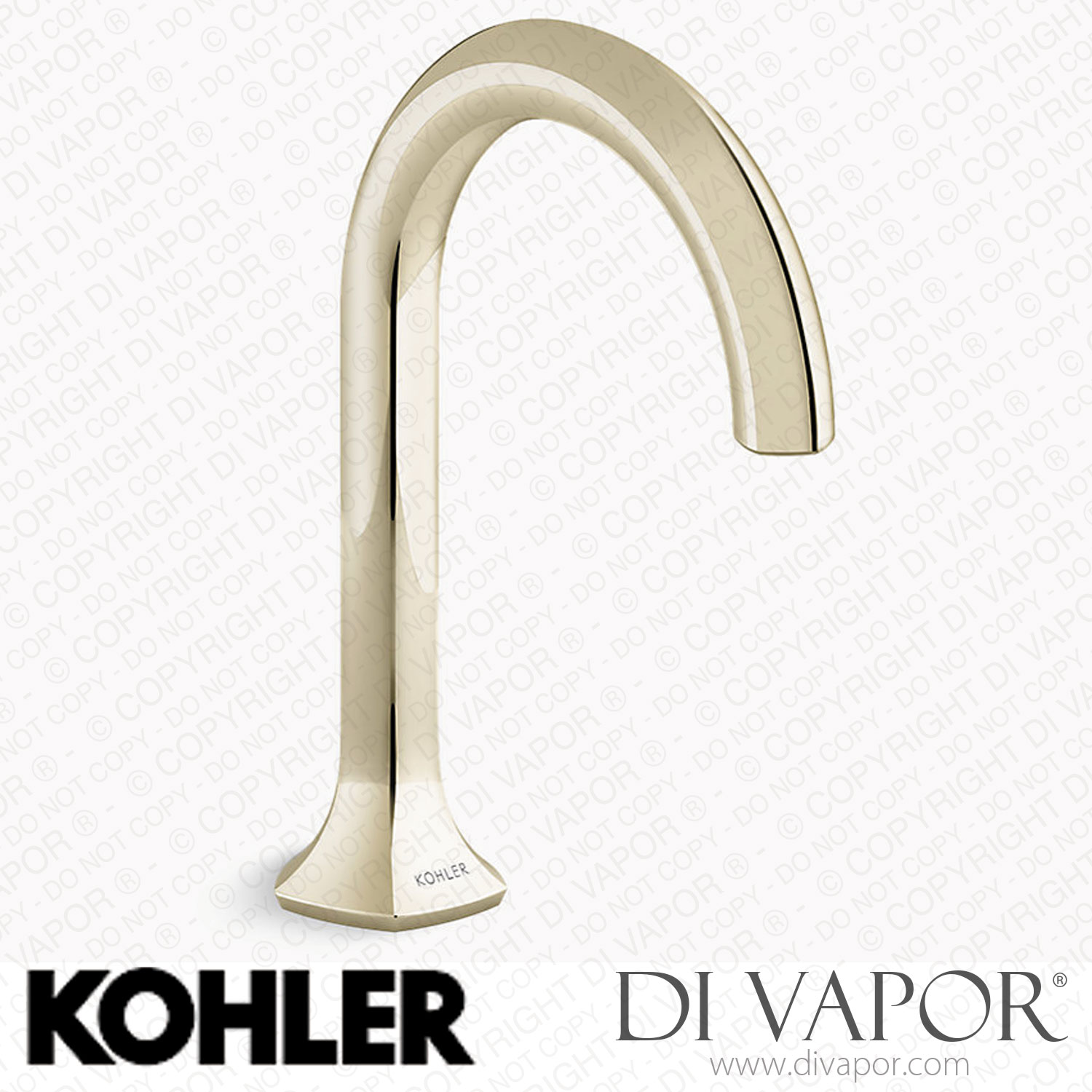 Kohler Bathroom Sink Tap Spout with Cane Design, 1.2 GPM (K-27008-AF ...