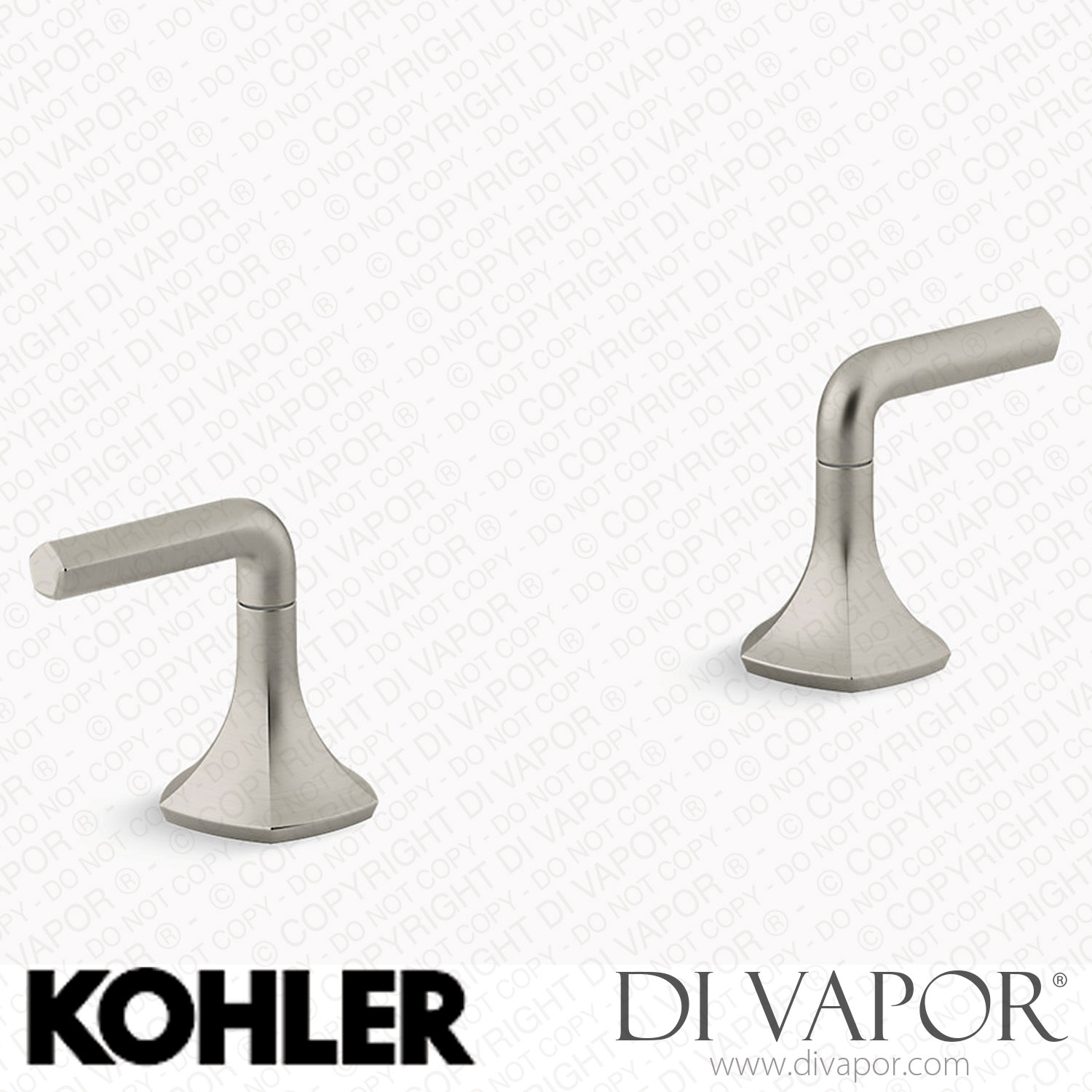 Kohler Lever Bathroom Sink Tap Handles (K-27010-4-BN) Spare Parts