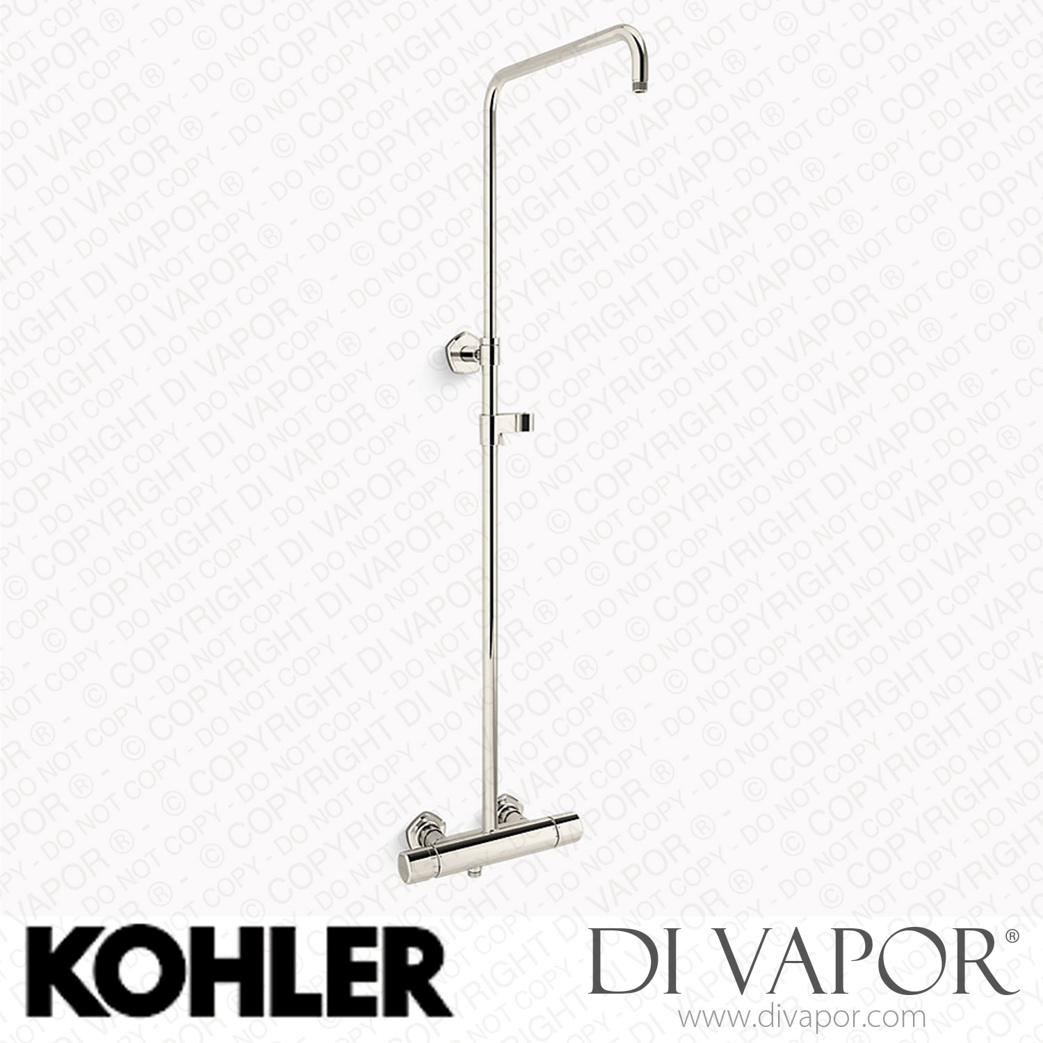 Kohler Two-Way Exposed Thermostatic Valve and Shower Column Kit (K ...