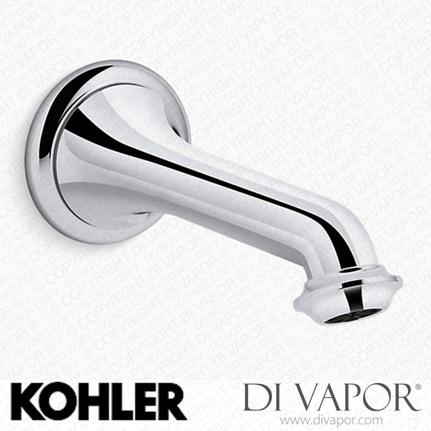 Kohler Wall-Mount Bath Spout with Turned Design (K-72792-CP) Spare Parts