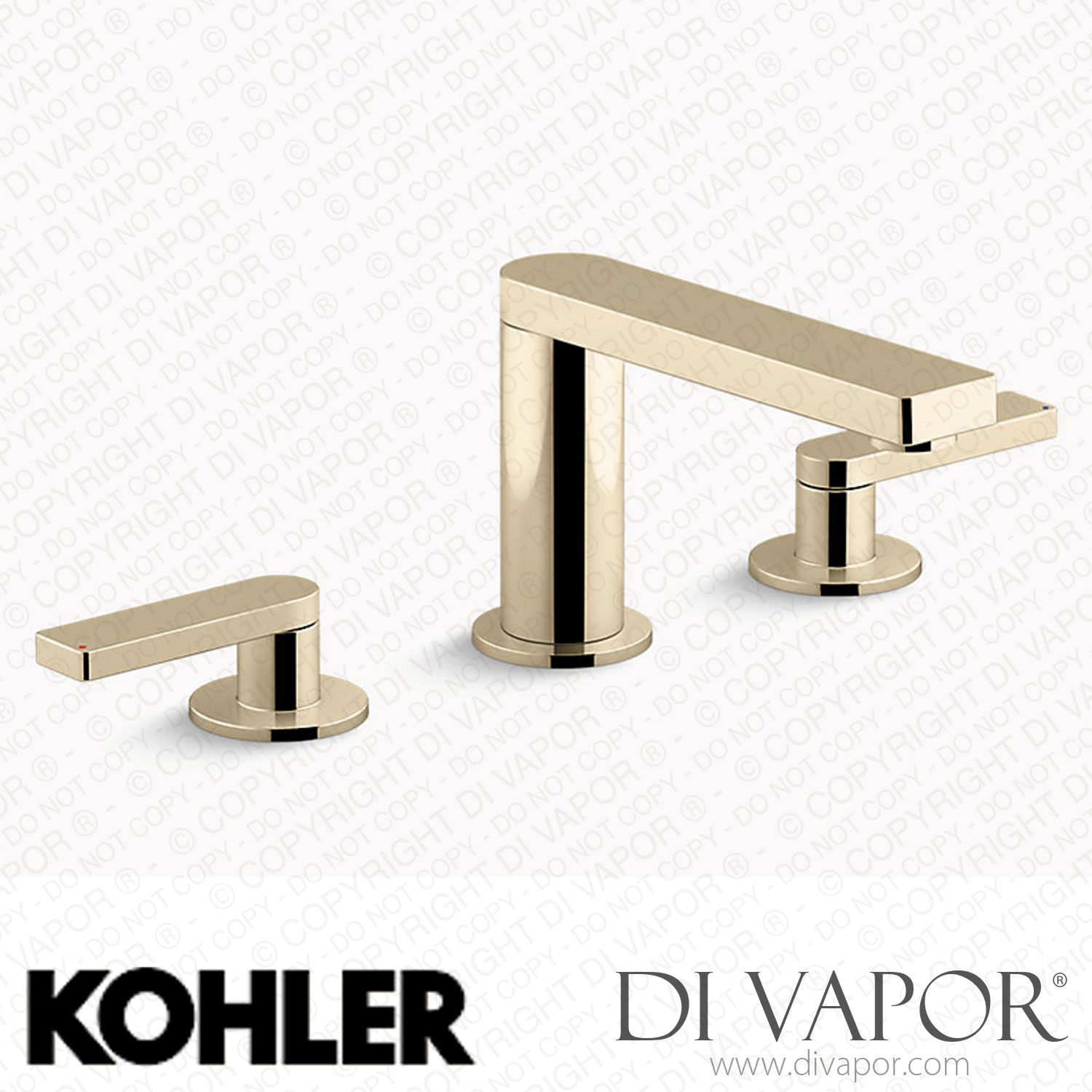 Kohler Widespread Bathroom Sink Tap with Lever Handles, 1.2 GPM (K ...