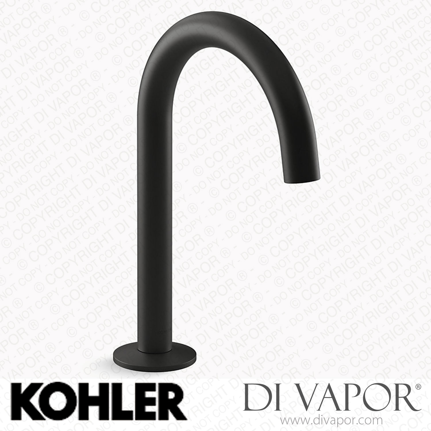 "Kohler Wall-Mount Bathroom Sink Tap Spout with Ribbon Design, 1.2 GPM ...