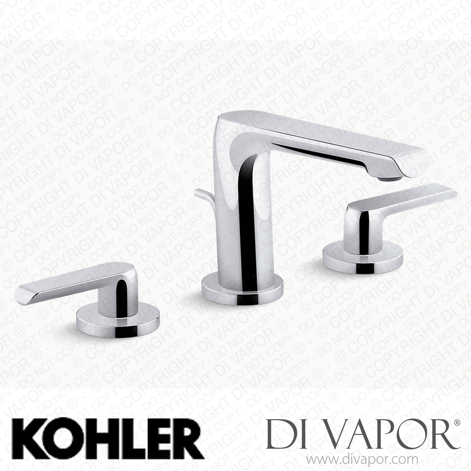 "Kohler Widespread Bathroom Sink Tap, 1.2 GPM (K-97352-4-CP) Spare Parts"
