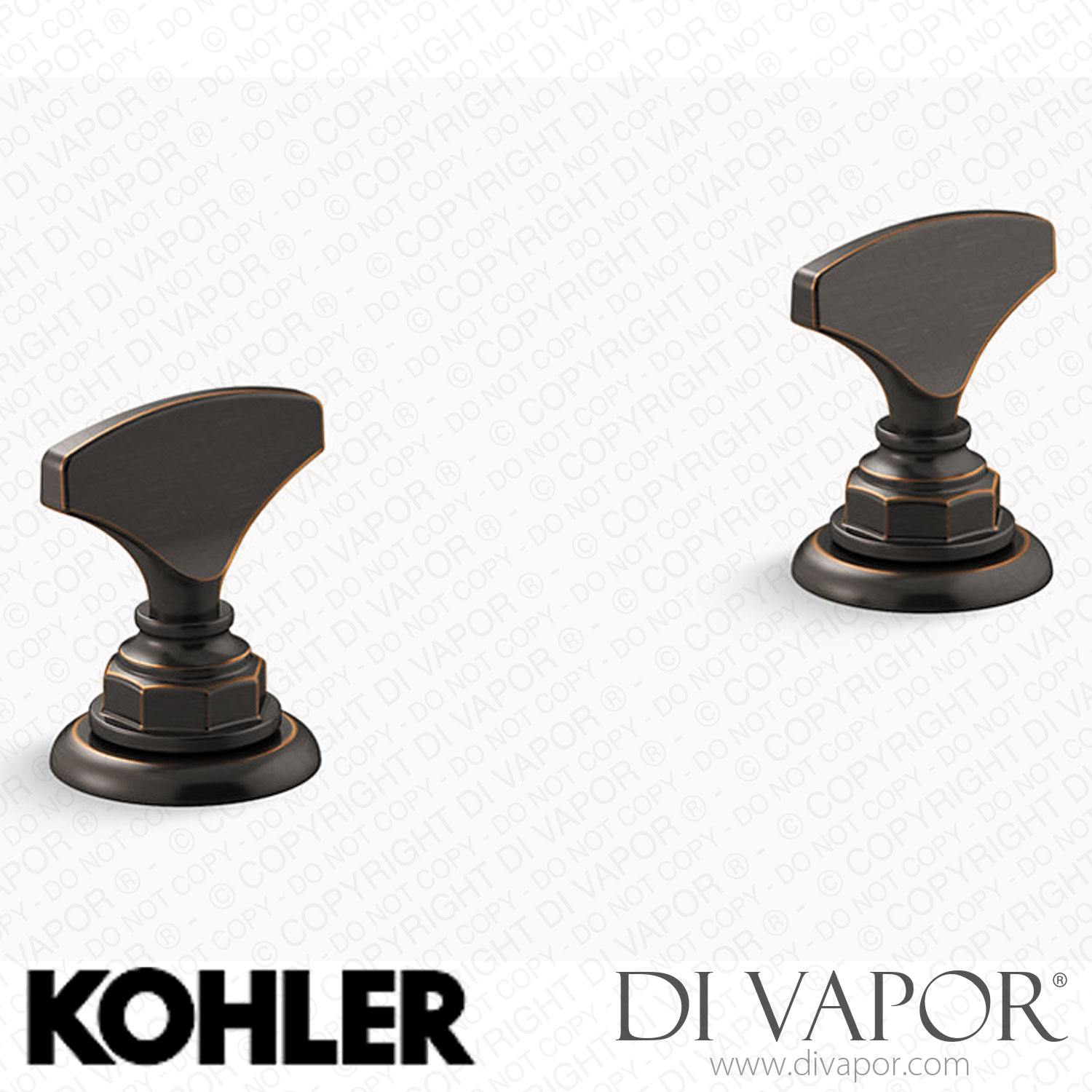 Kohler T-Handle Bathroom Sink Tap Handles (K-98068-6-2BZ) Spare Parts