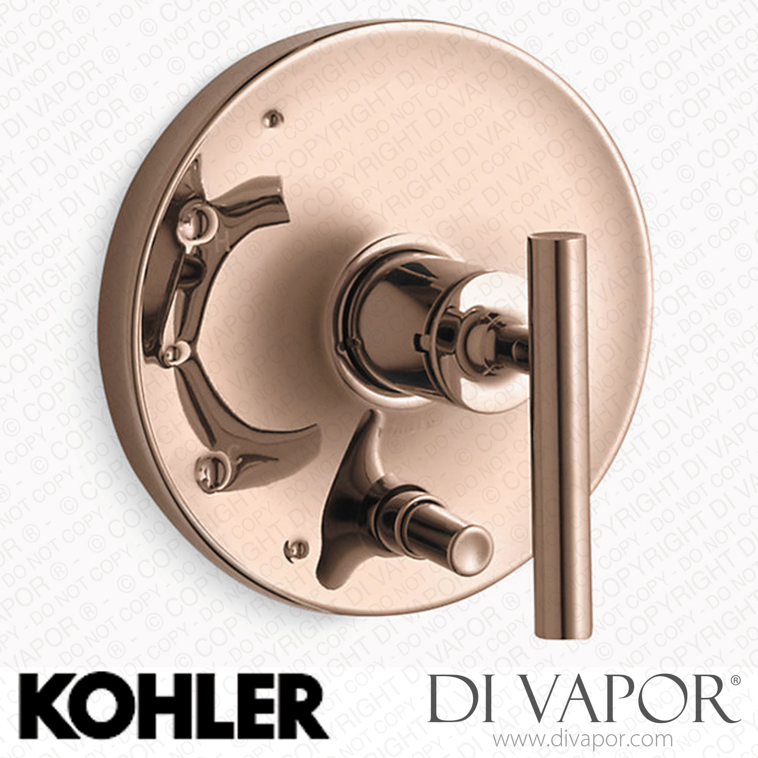 Kohler Valve Trim with Push-Button Diverter and Lever Handle (K-T14501 ...