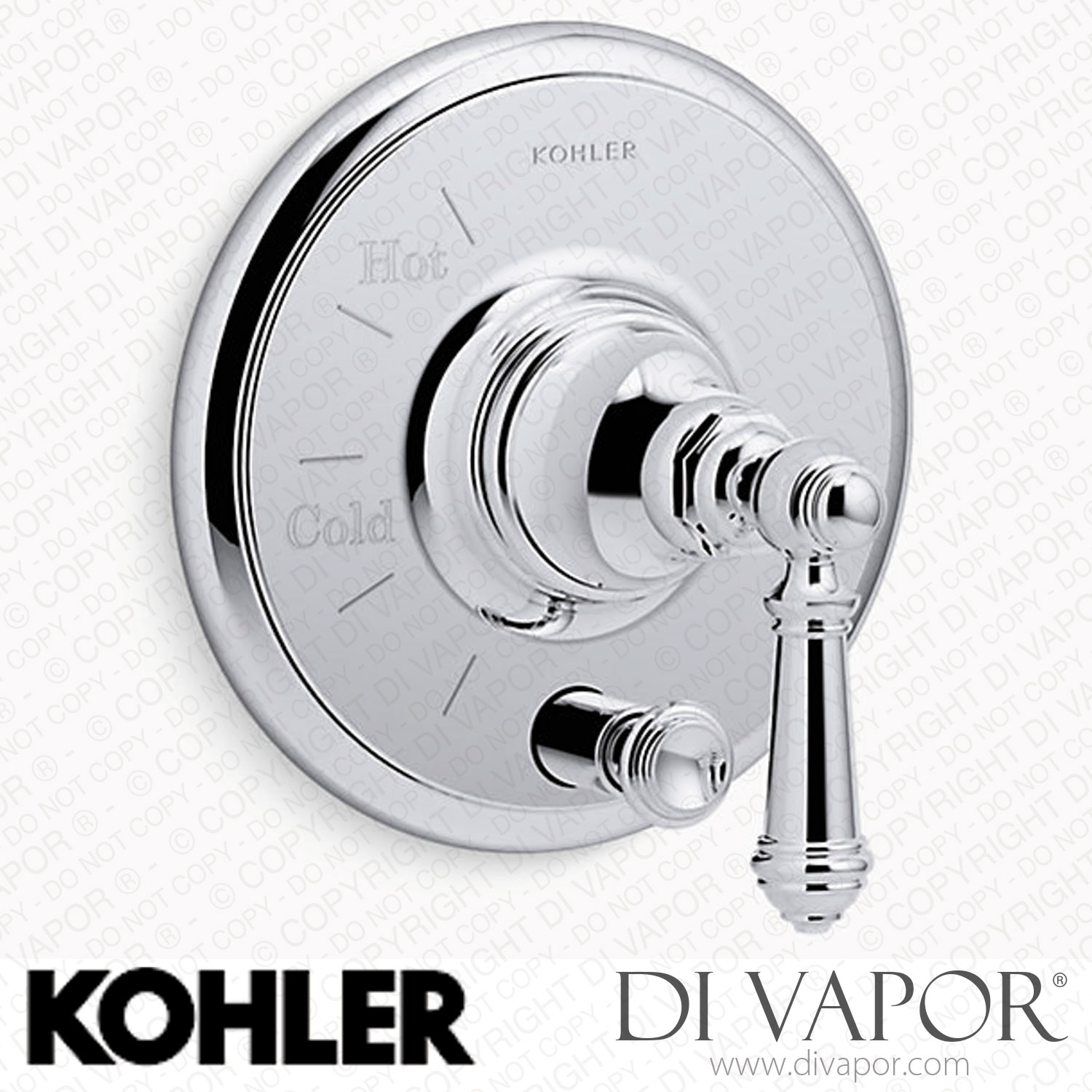 Kohler Valve Trim with Push-Button Diverter and Lever Handle (K-T72768 ...