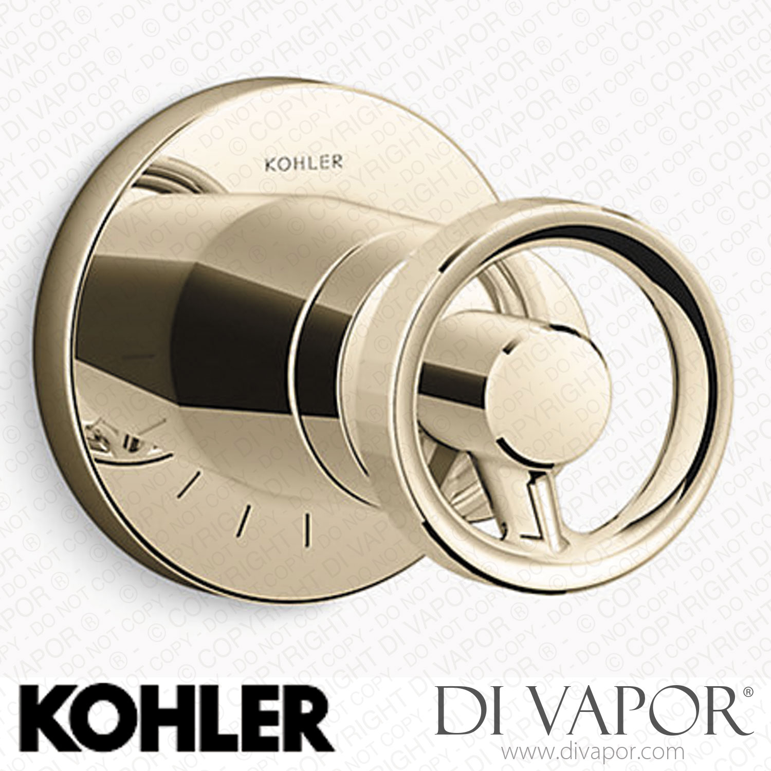 Kohler Volume Control Valve Trim with Industrial Handle (K-T78025-9-CP ...