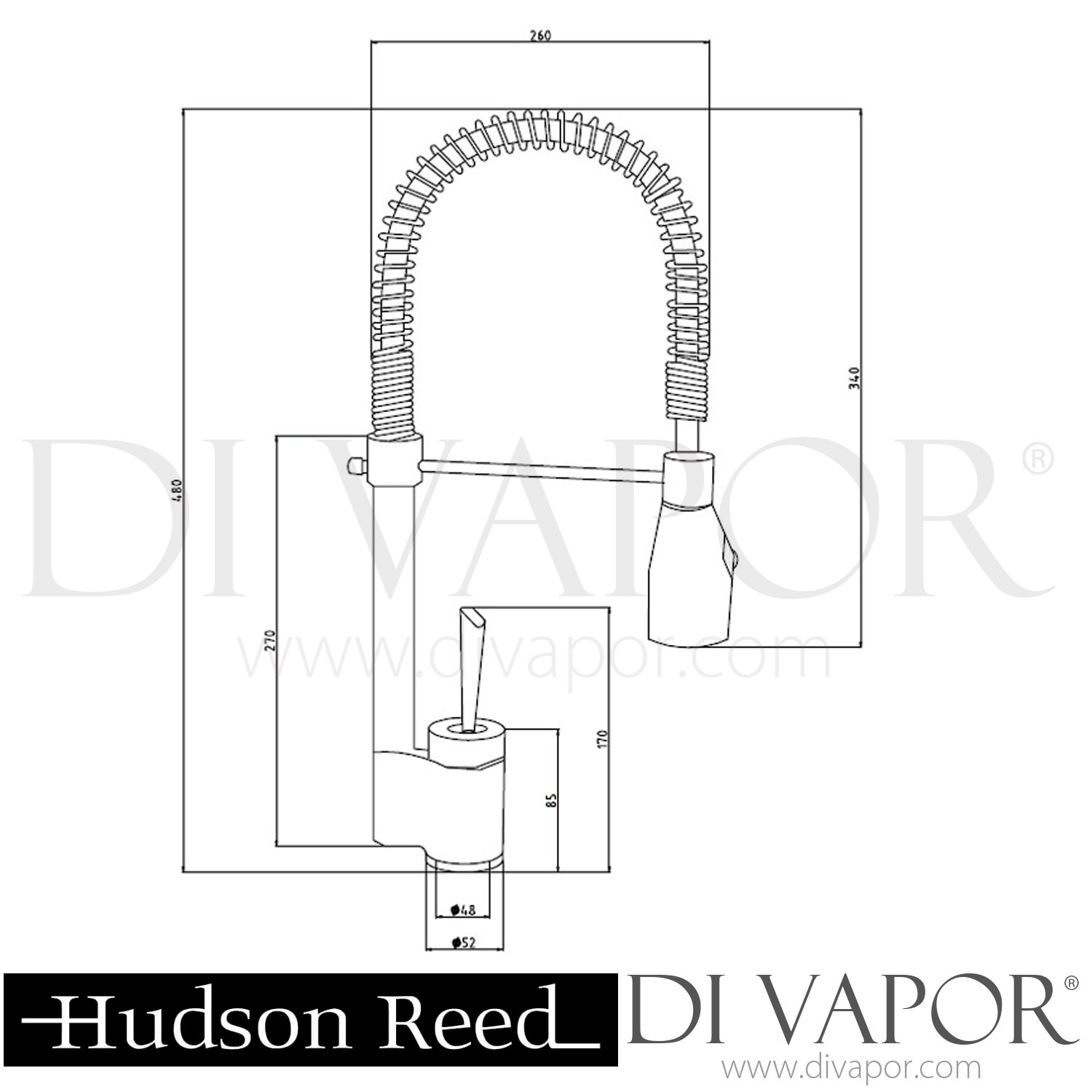 Ultra Joystick Kitchen Tap with Pull Out Rinser - KC315 Spare Parts