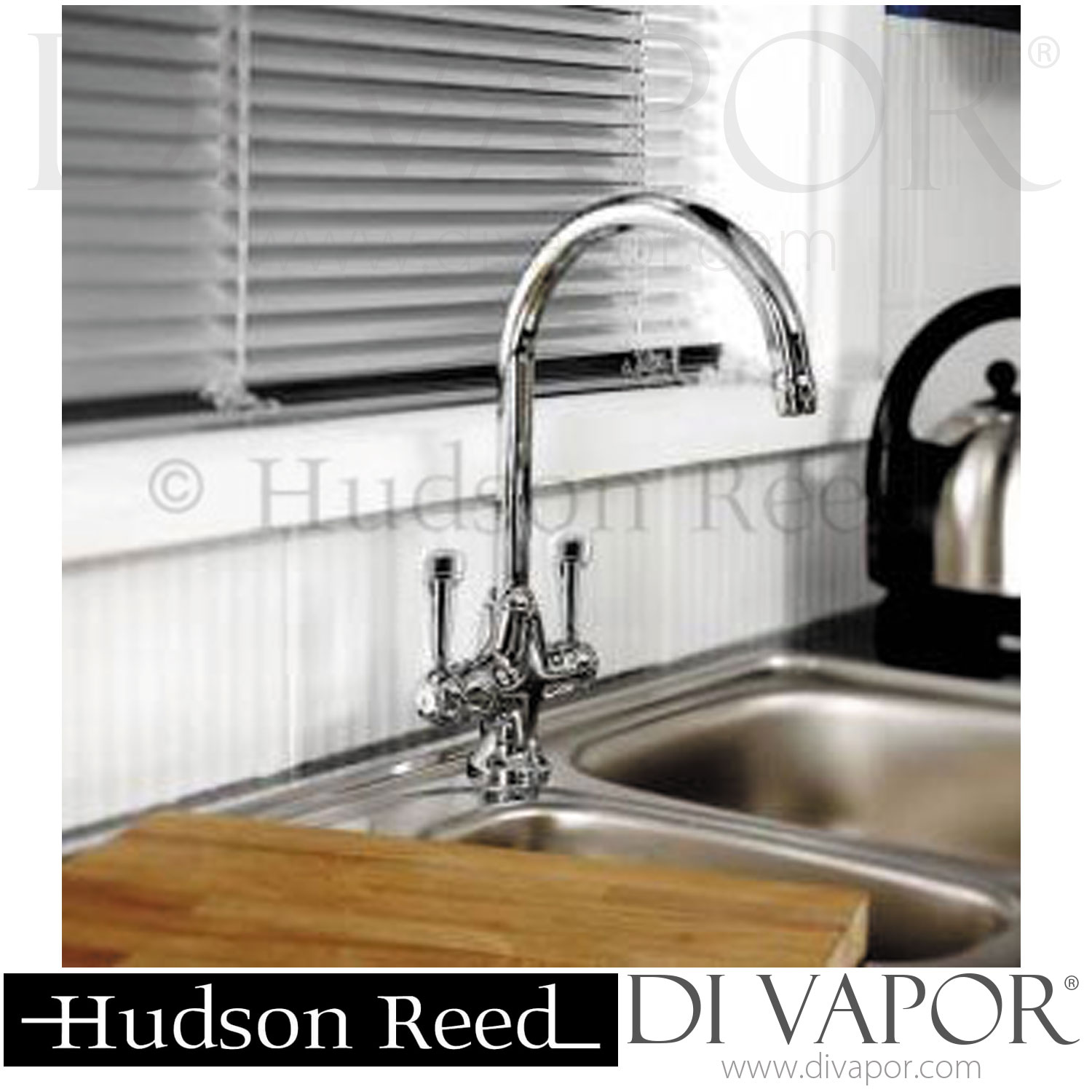 Hudson Reed KD304 Traditional Dualflow Cruciform Sink Mixer Tap Spare Parts