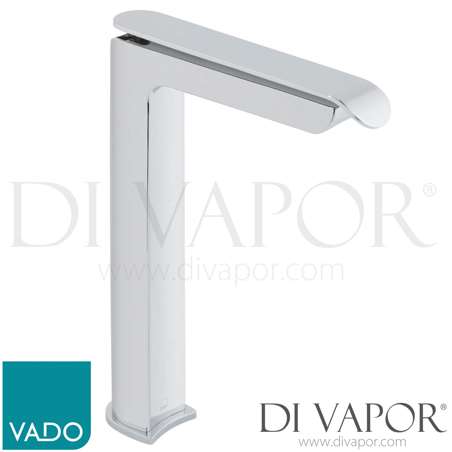 VADO KOV-100E/SB-C/P Kovera Extended Mono Basin Mixer without Universal ...