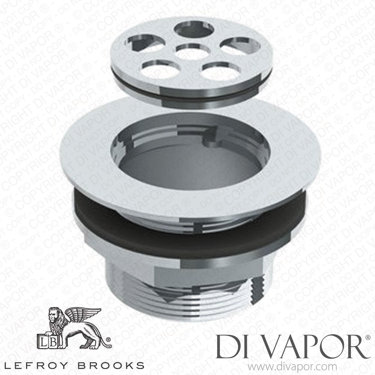 Lefroy Brooks EASY CLEAN SHOWER WASTE WITH REMOVABLE TOP (LB 1381 ...