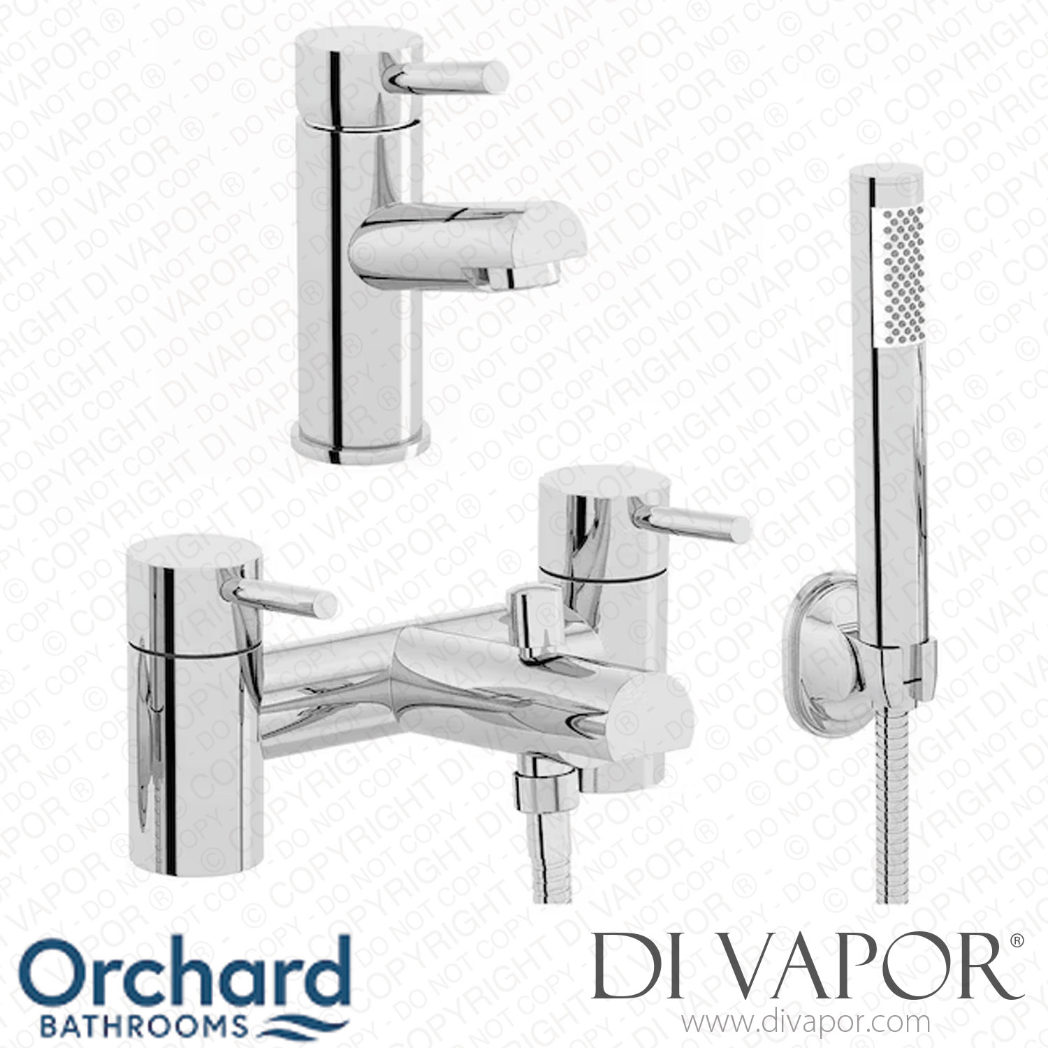 Orchard MATPACK5 Eden Basin and Bath Shower Mixer Tap Pack Spare Parts