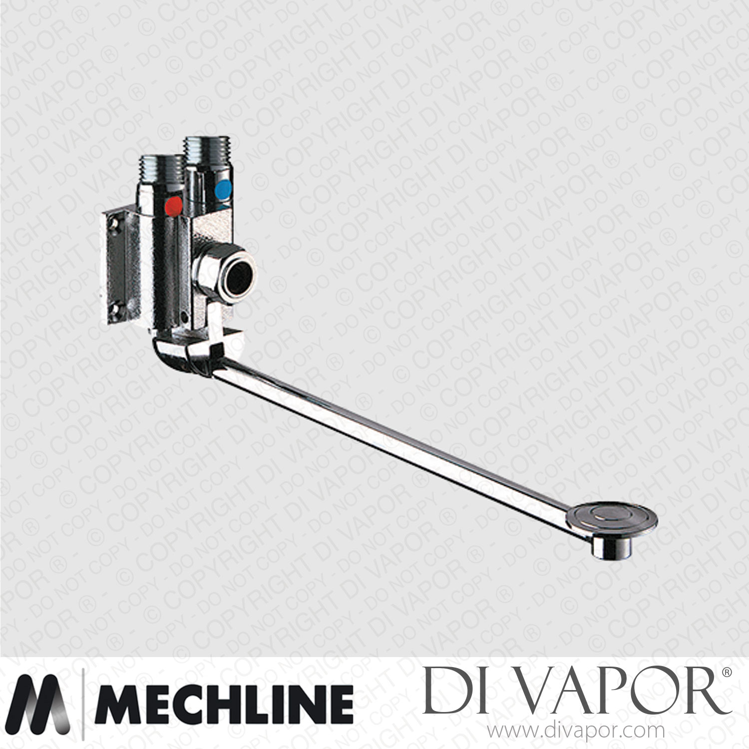 Mechline Delabie DLB-1478204 Mixfoot Pedal Operated Mixer Wall Mounted ...