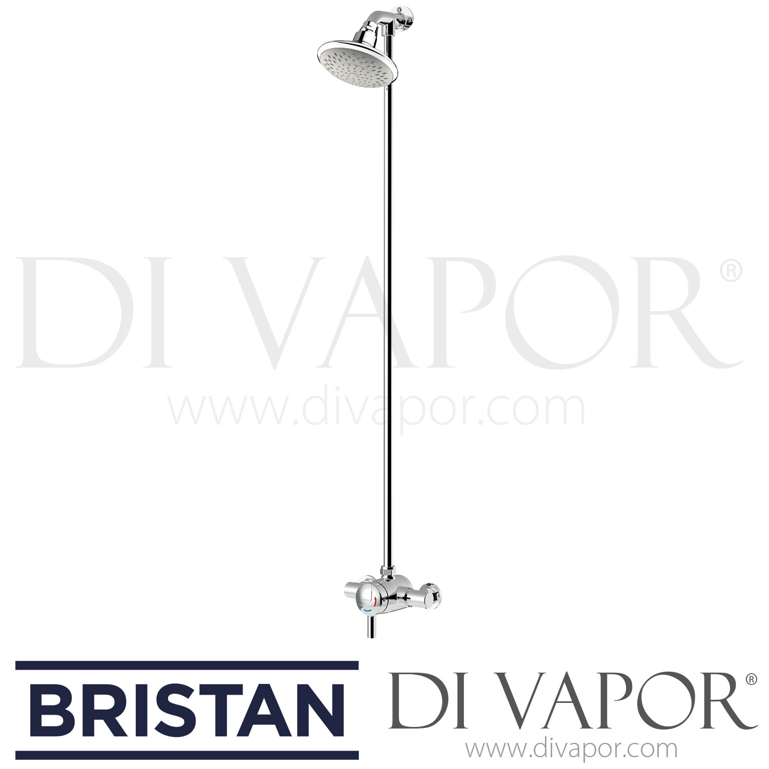 Bristan MINI2 TS1203 RR C Opac Commencial Exposed Mini Shower Valve ...