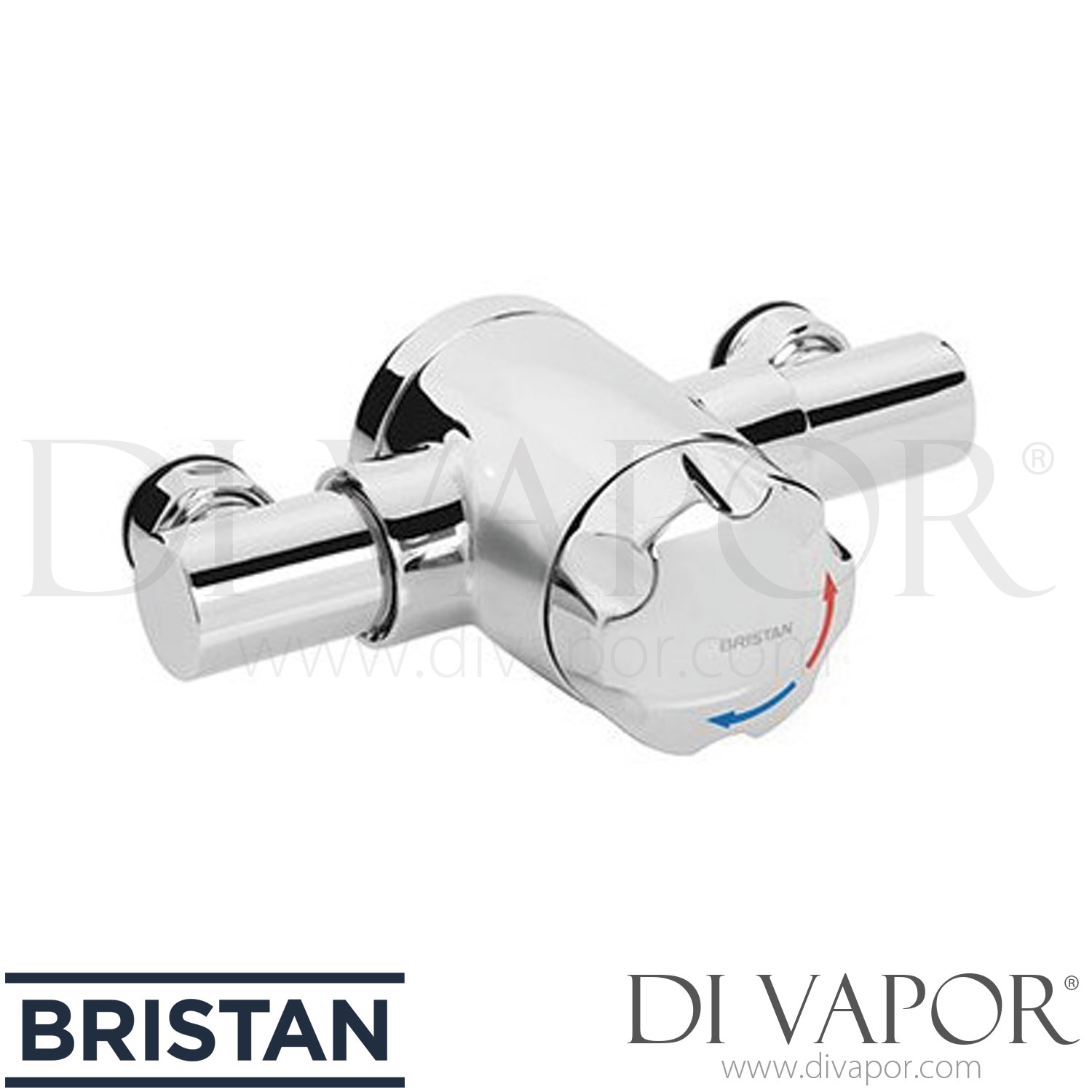 Bristan MINI2 TS1203 EH C Opac Thermostatic Exposed Mini Valve with ...