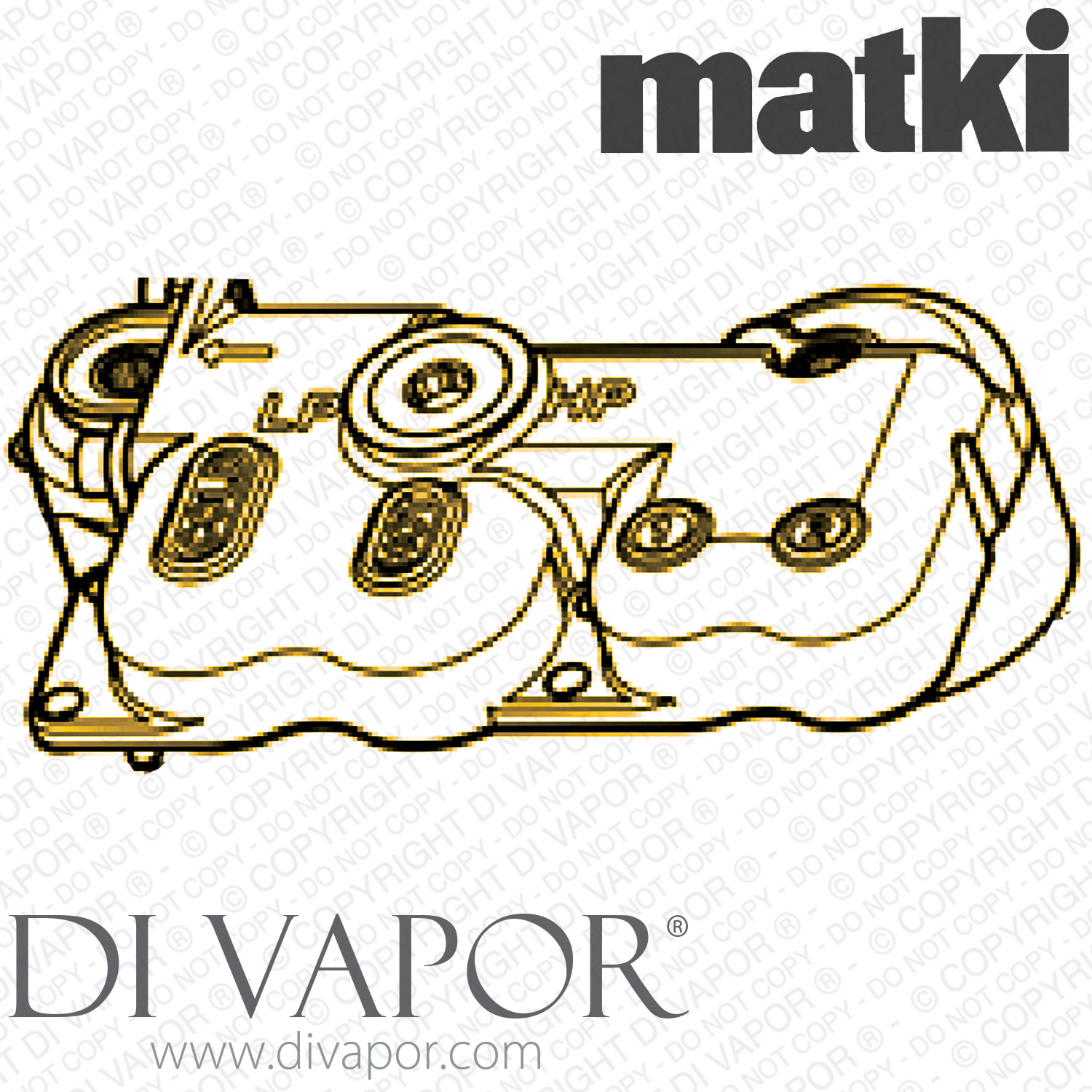 Matki SB/4/6400 Shower Cartridge (Thermostatic & Flow Manifold)