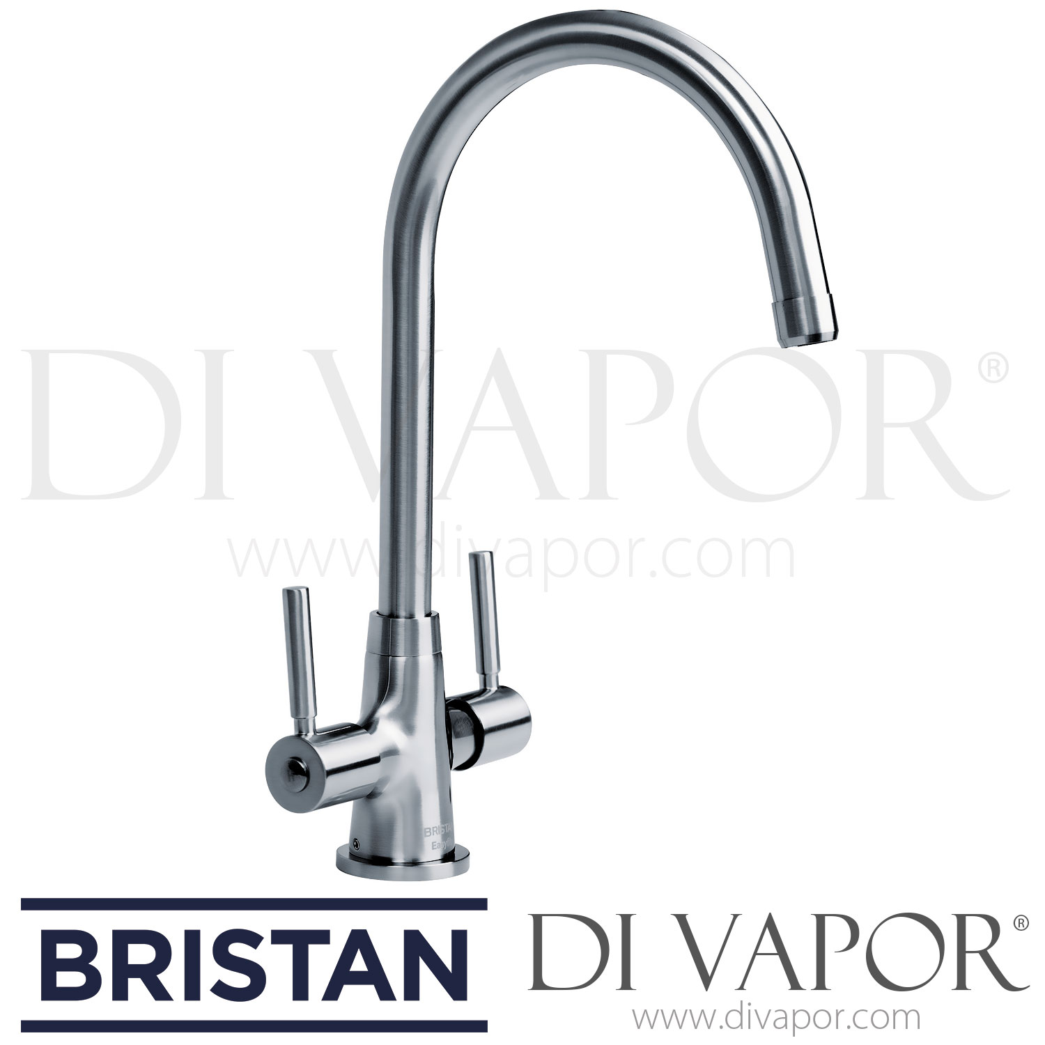 Bristan MZ SNK EF BN TO Monza Kitchen Sink Mixer Tap - Brushed Nickel ...