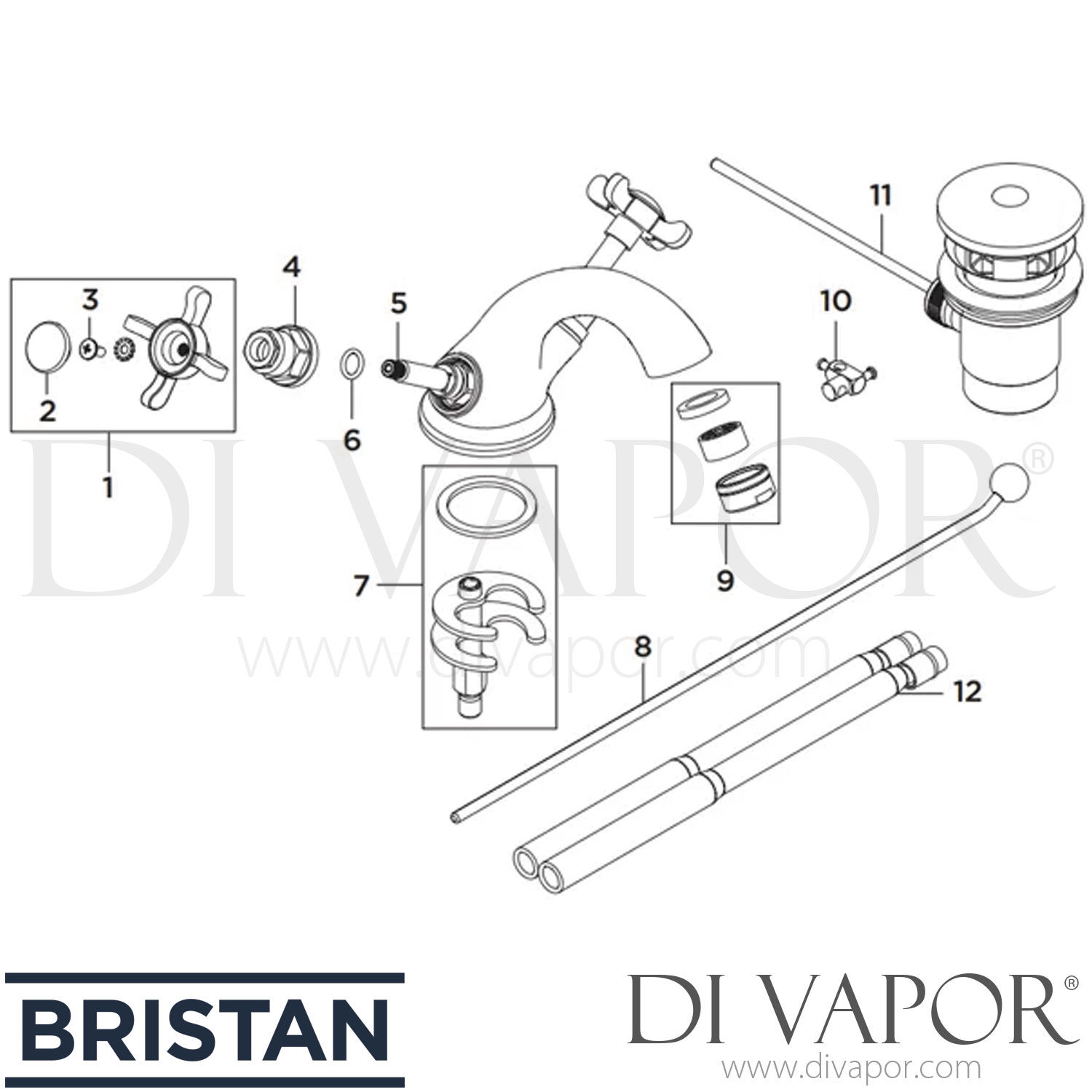 Bristan N BAS G CD 1901 Bathroom Basin Mixer - 12/11/13 to 04/12/16 ...